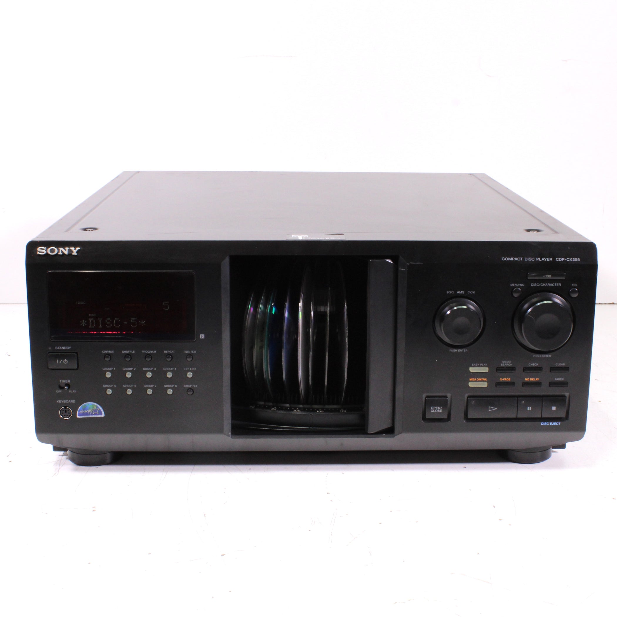 Sony CDP-CX355 | 300-Disc CD Changer, Refurbished — SpenCertified