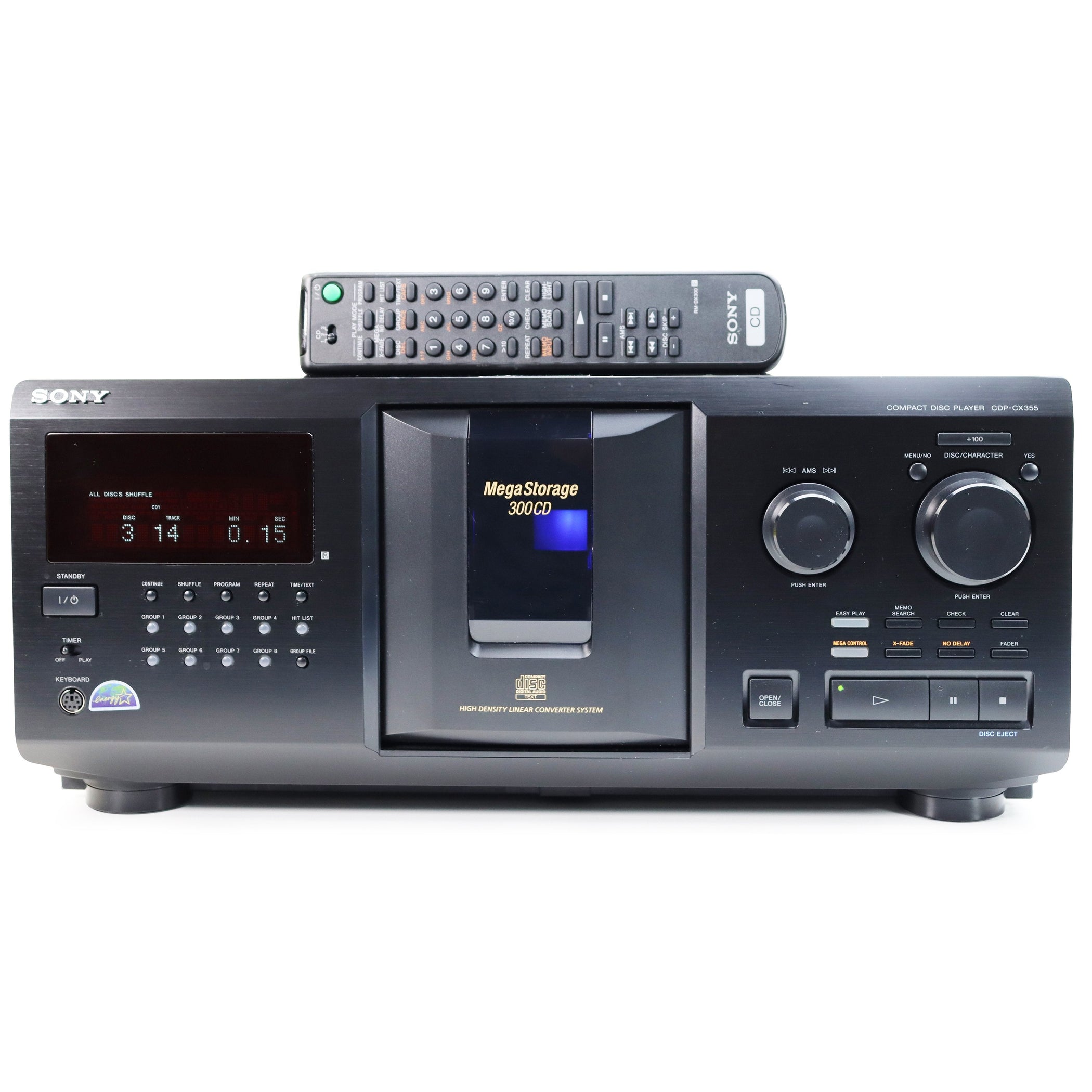 Sony CDP-CX355 | 300-Disc CD Changer, Refurbished — SpenCertified