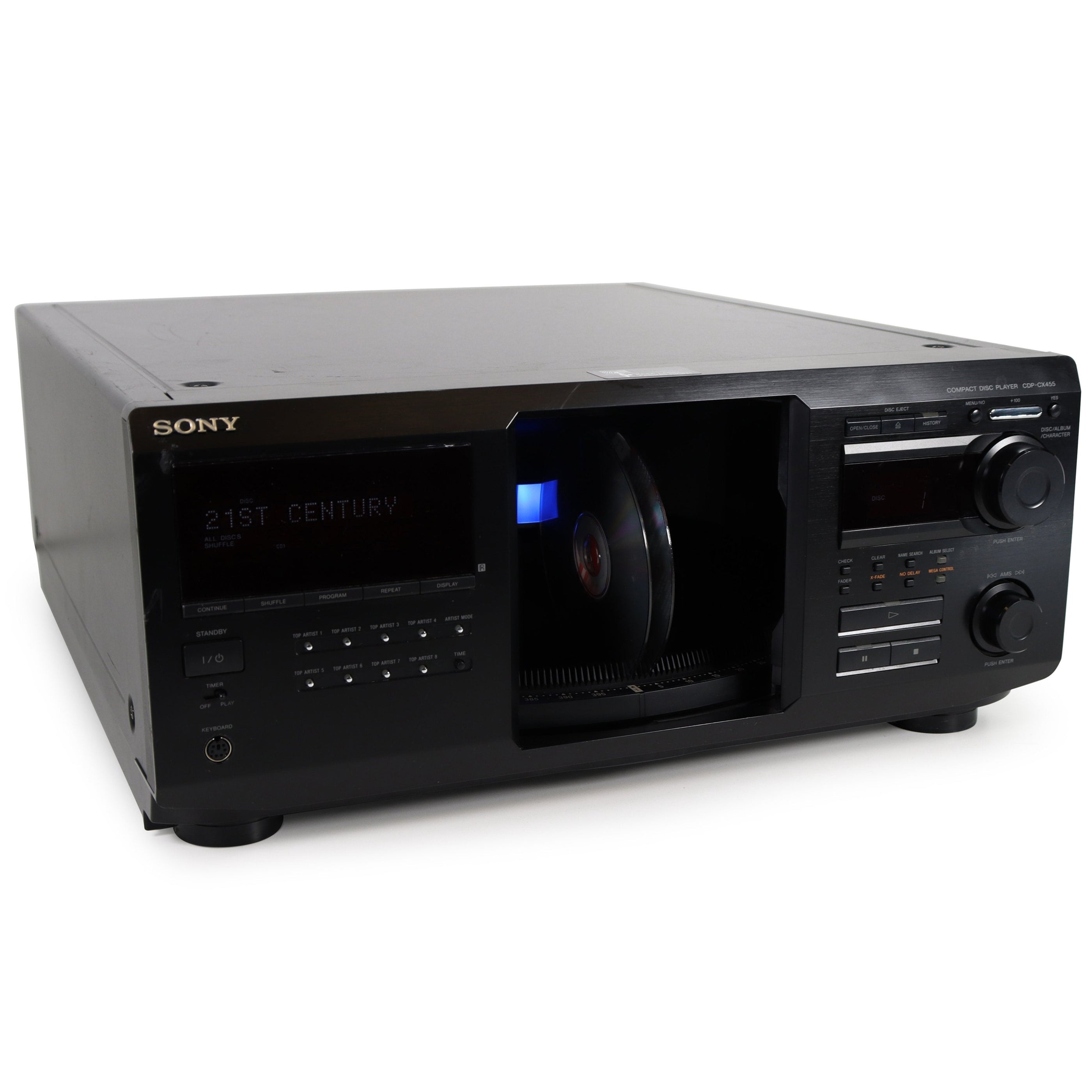 Sony CDP-CX455 | 400-Disc MegaStorage Changer, Refurbished — SpenCertified