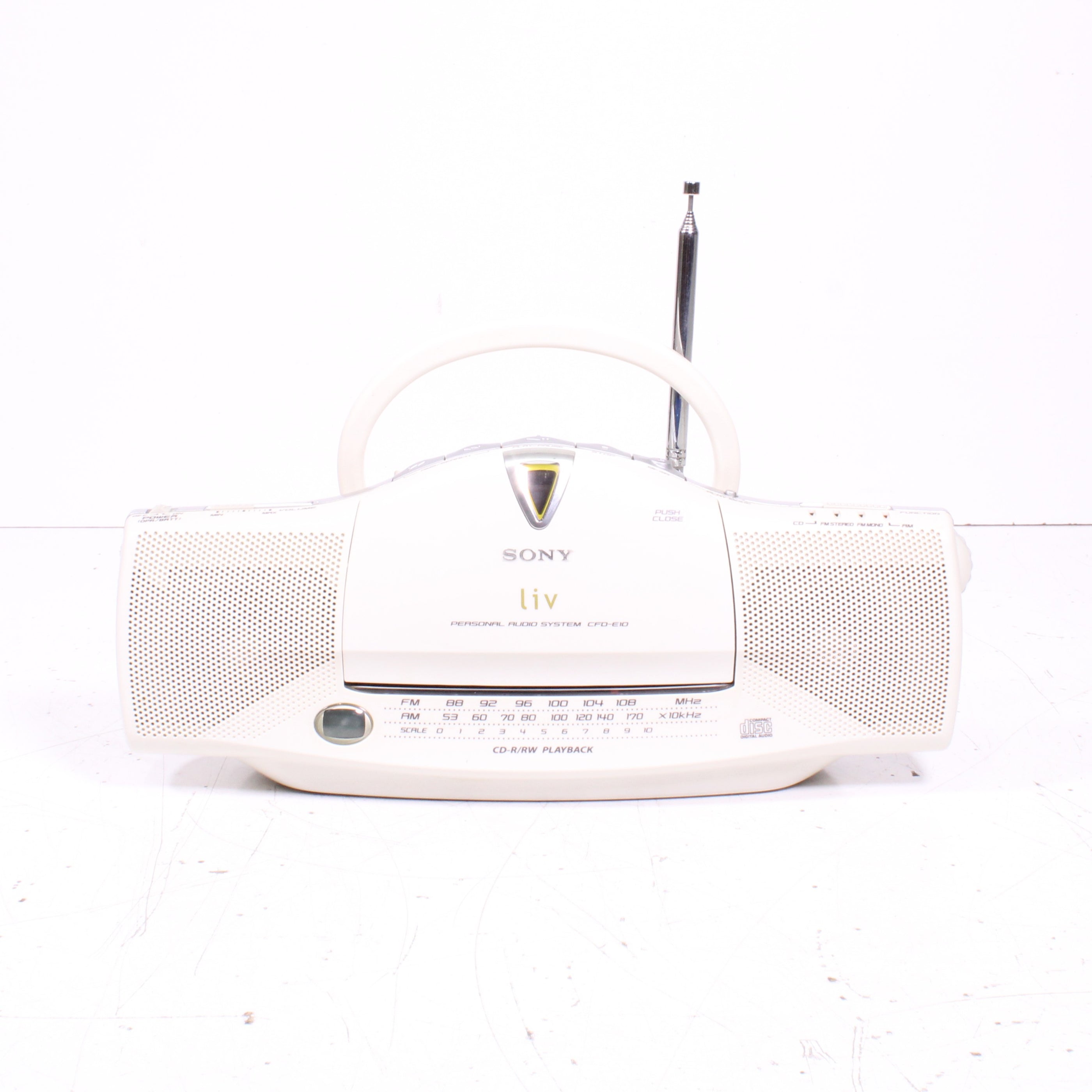Sony CFD-E10 Portable CD Professional Radio System (2002) — SpenCertified