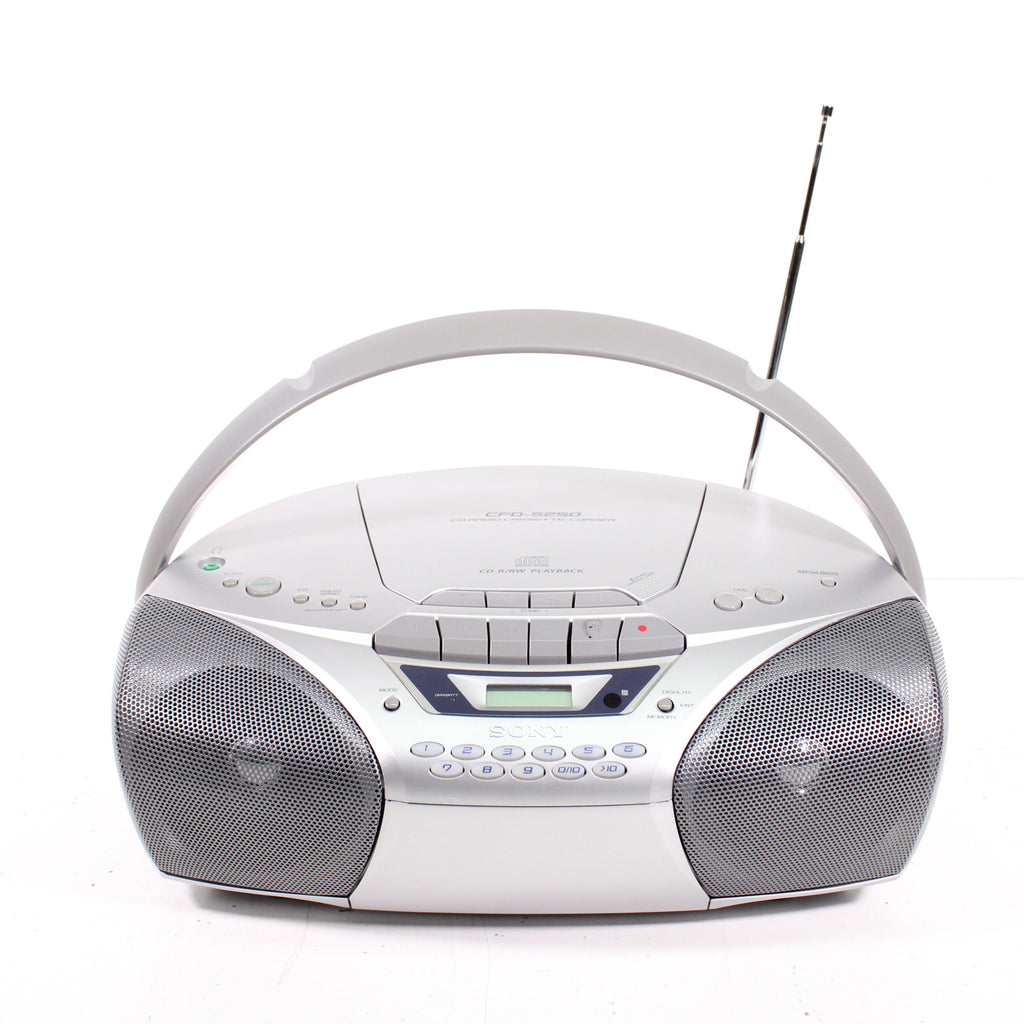 Sony CFD-S250 CD Radio Cassette-Corder Boombox Radio