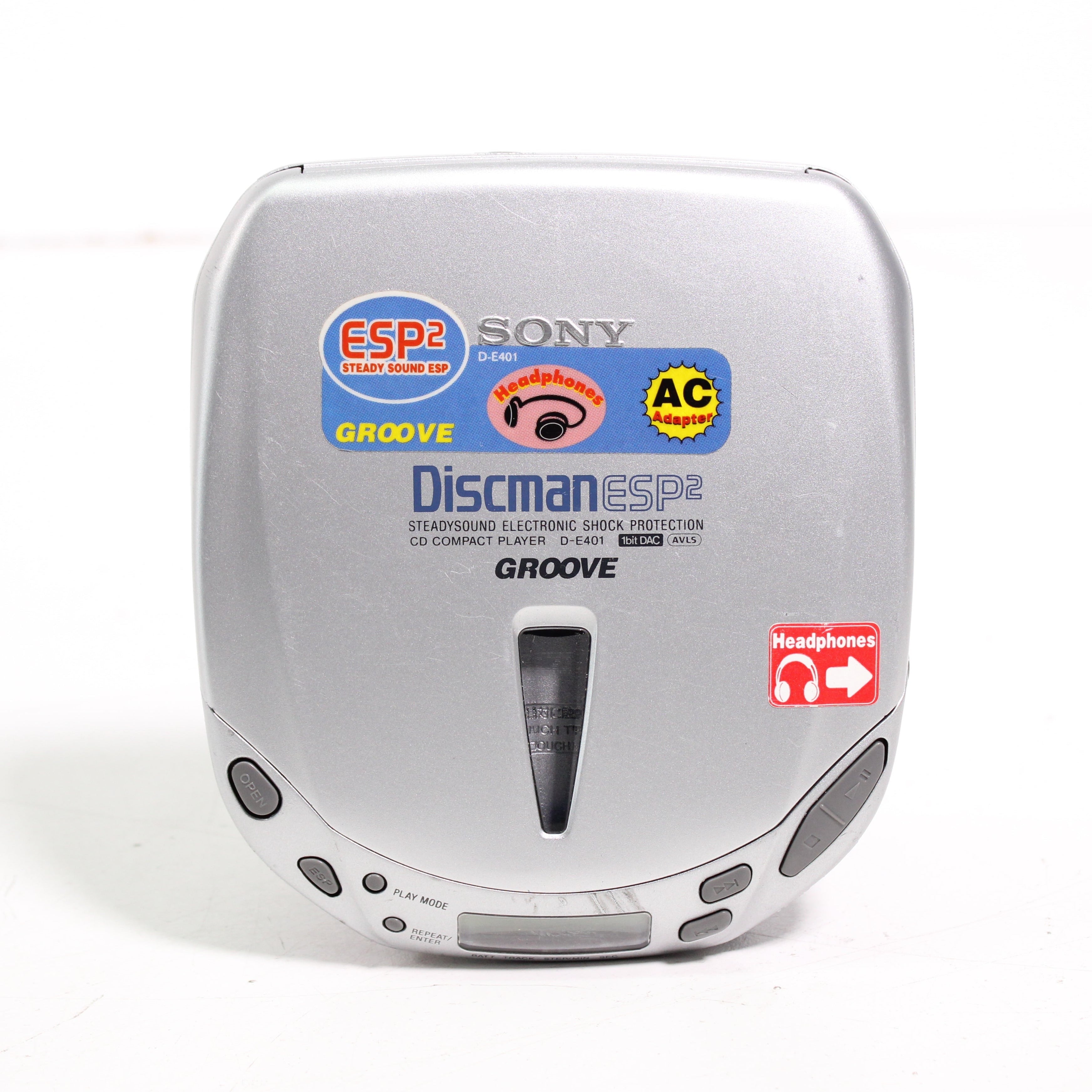 Sony D-E401 Discman Portable CD Compact Disc Player Shock Protection