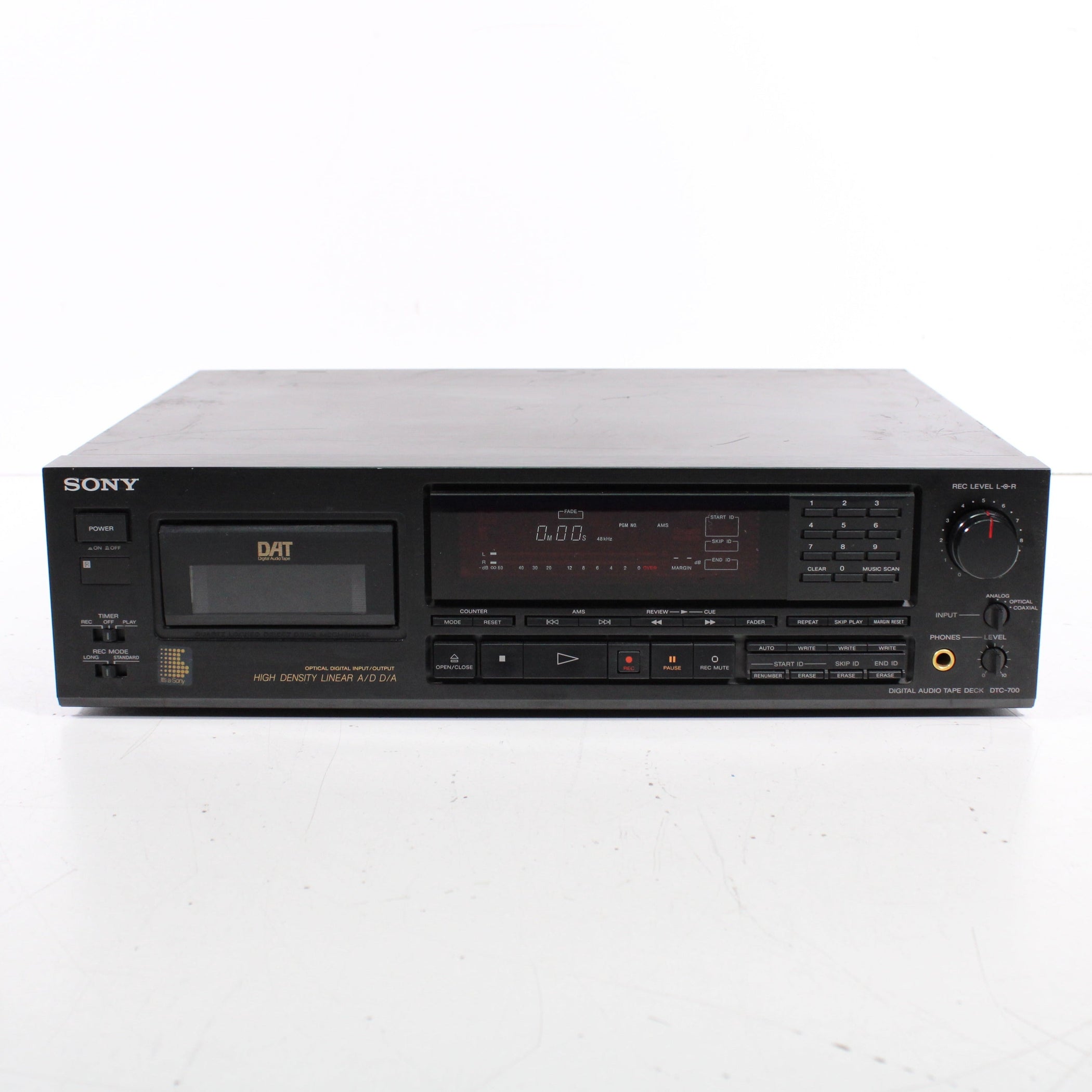 Sony DTC-700 DAT Digital Audio Tape Deck with Optical Digital (1990 ...