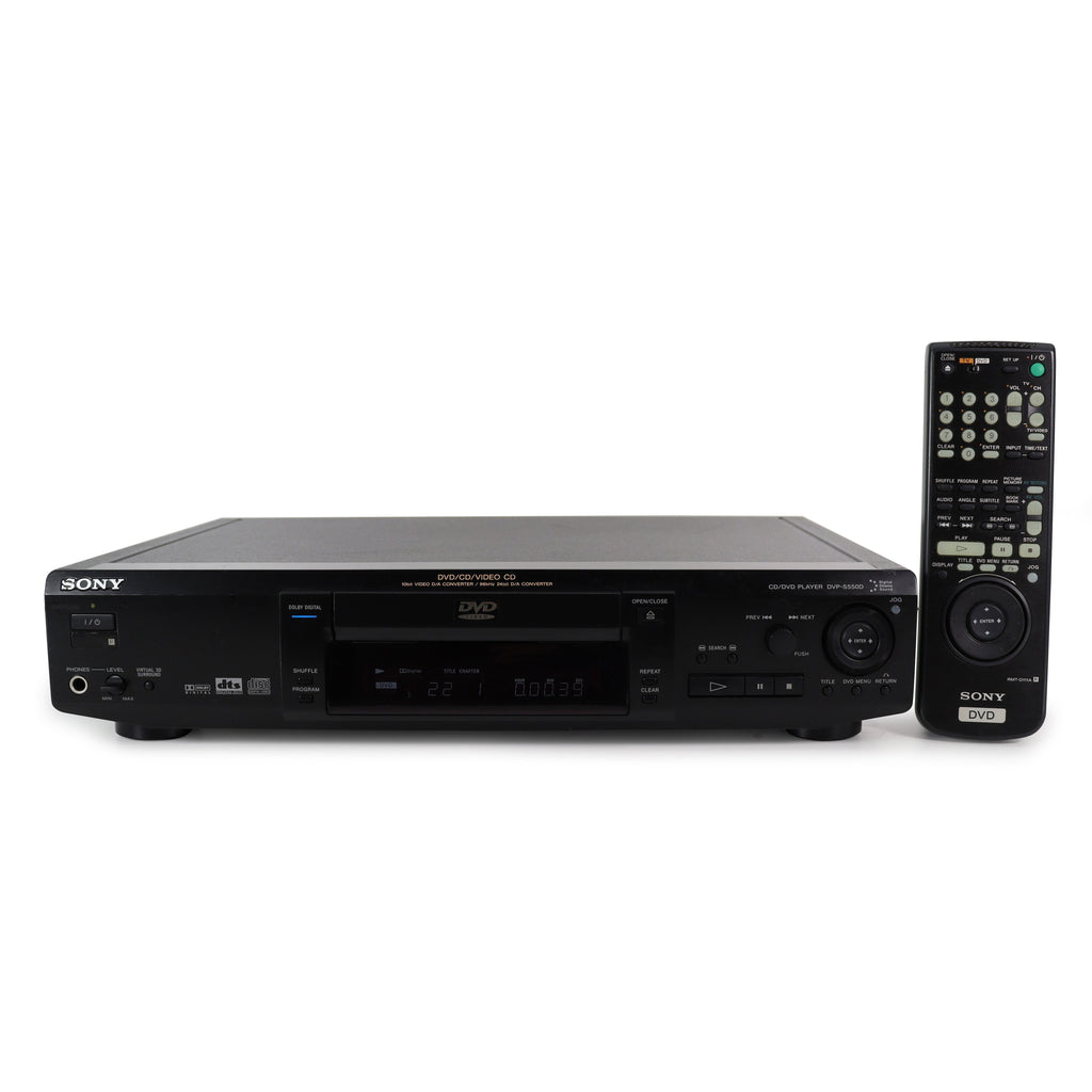 Sony DVP-S550D Single Disc DVD CD Player with S-Video, Optical