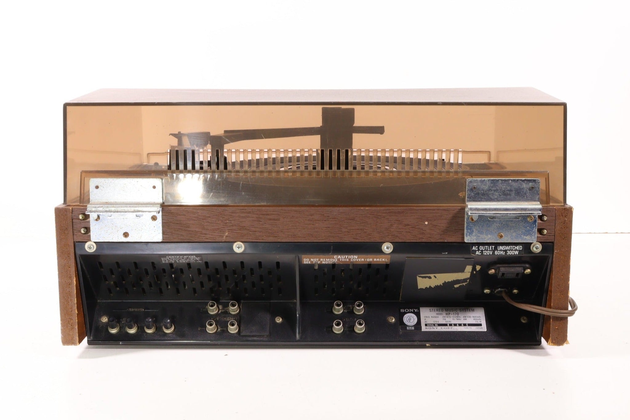 Sony HP-170 Stereo Music System Record Player