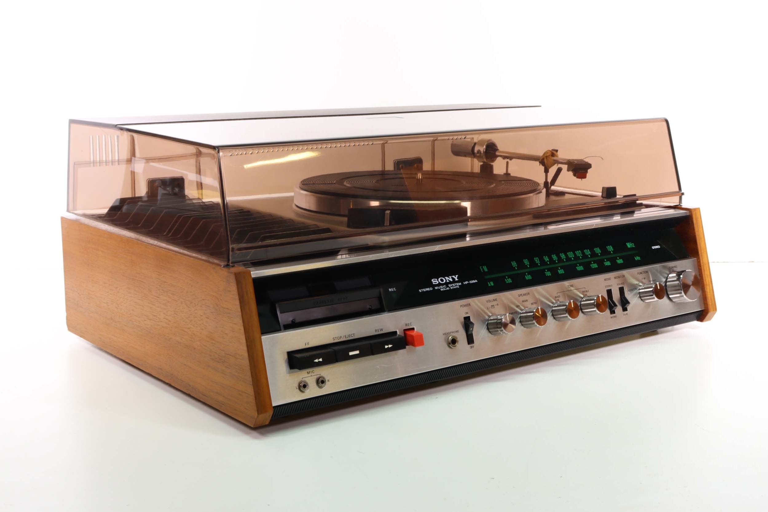 Sony HP-239A Solid State Stereo Music System Full Set Record Player (C ...