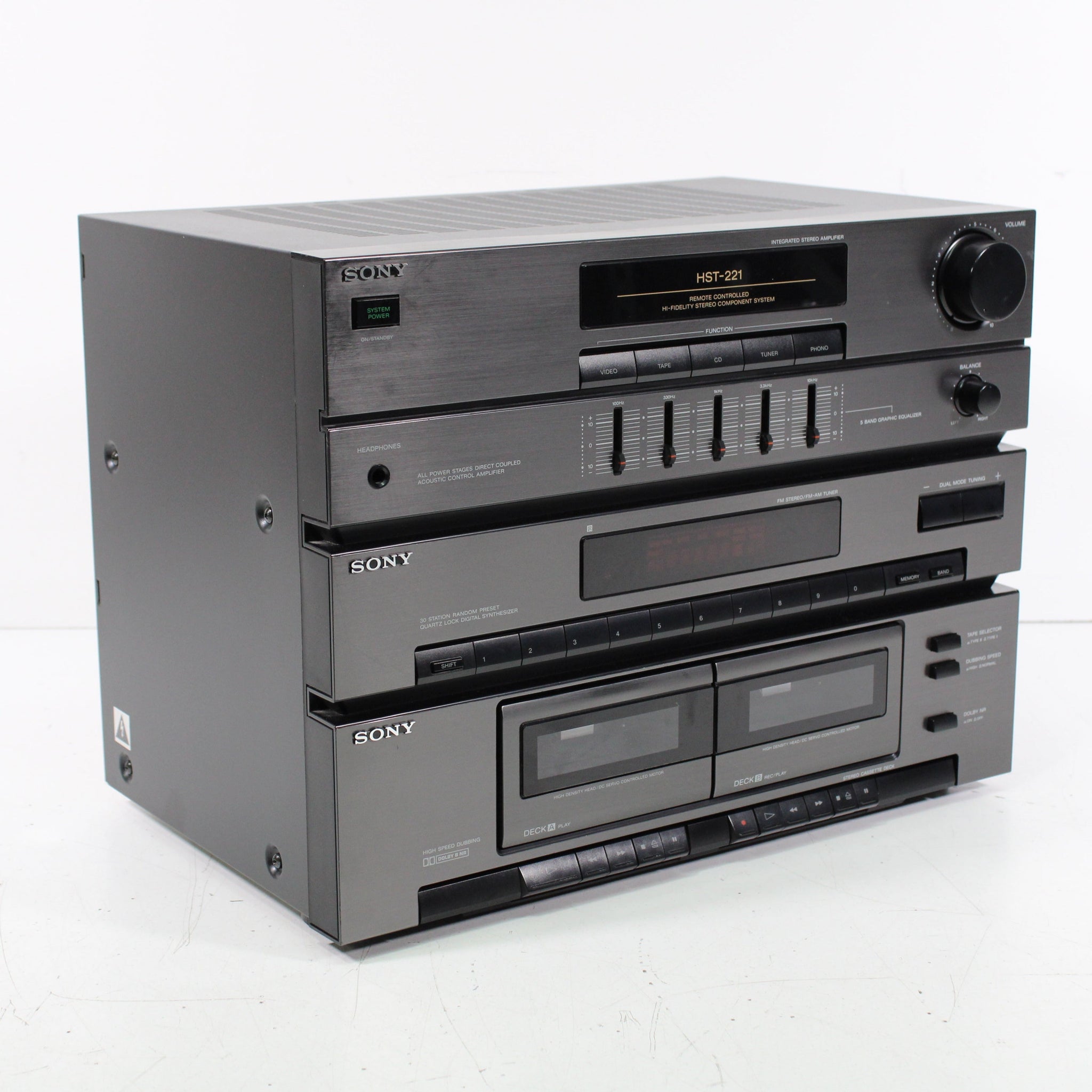 Sony HST-221 Hi-Fidelity Stereo Component System with CDP-C221