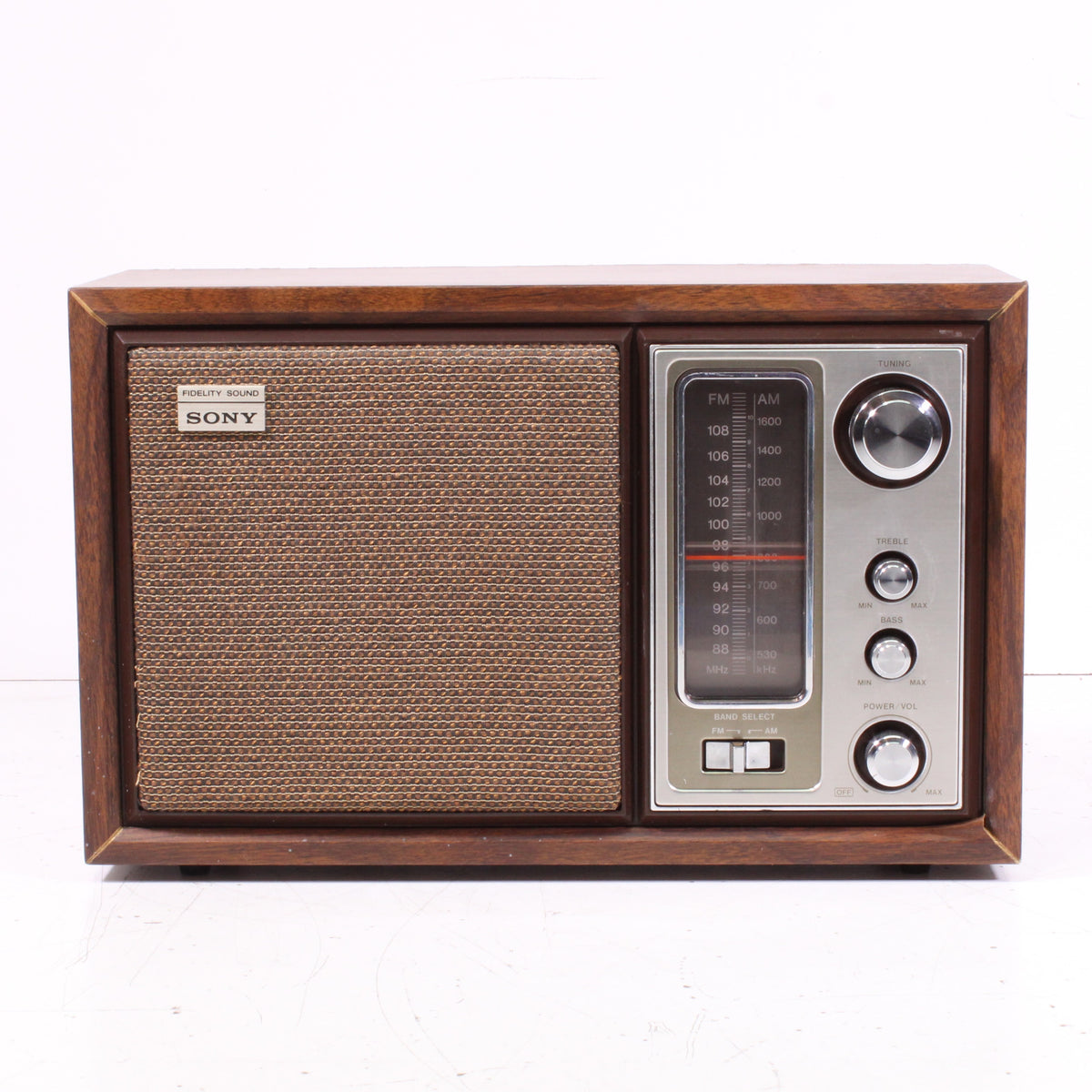 Sony ICF-9650W High Fidelity AM/FM Table Radio (1978) — SpenCertified