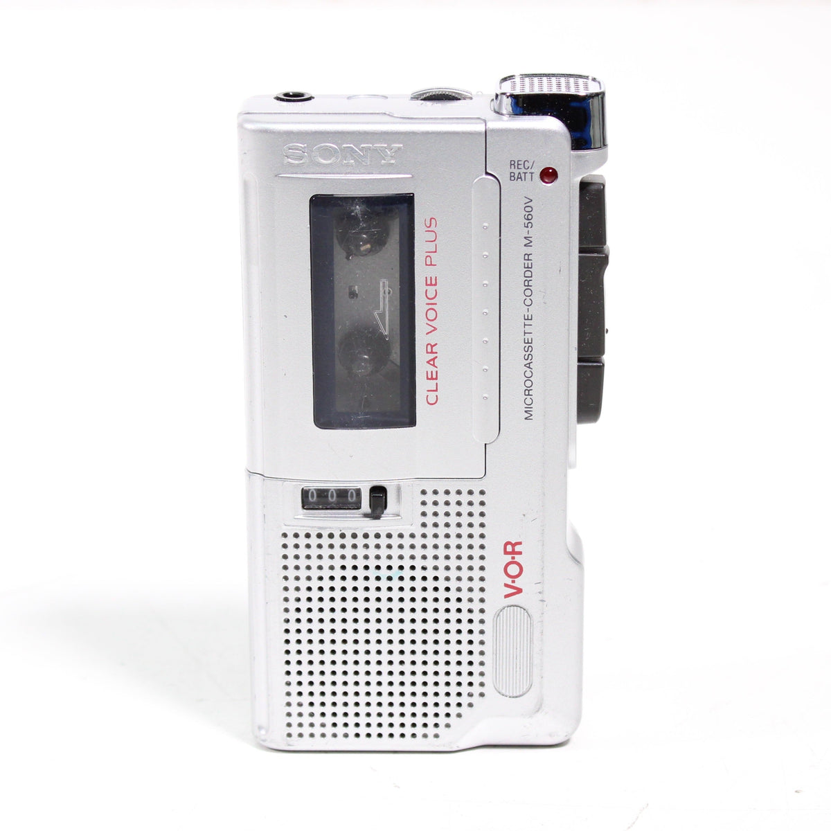 Sony M-560V Microcassette-Corder Voice Recorder Silver — SpenCertified