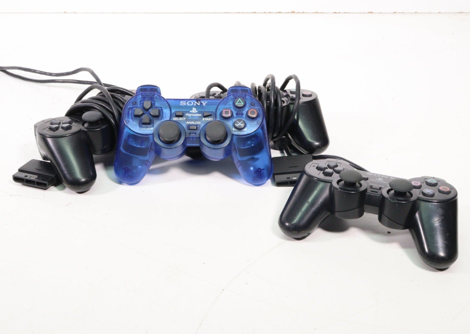Sony PlayStation 2 DualShock 2 Analog Wired Controller (Black or Ocean ...