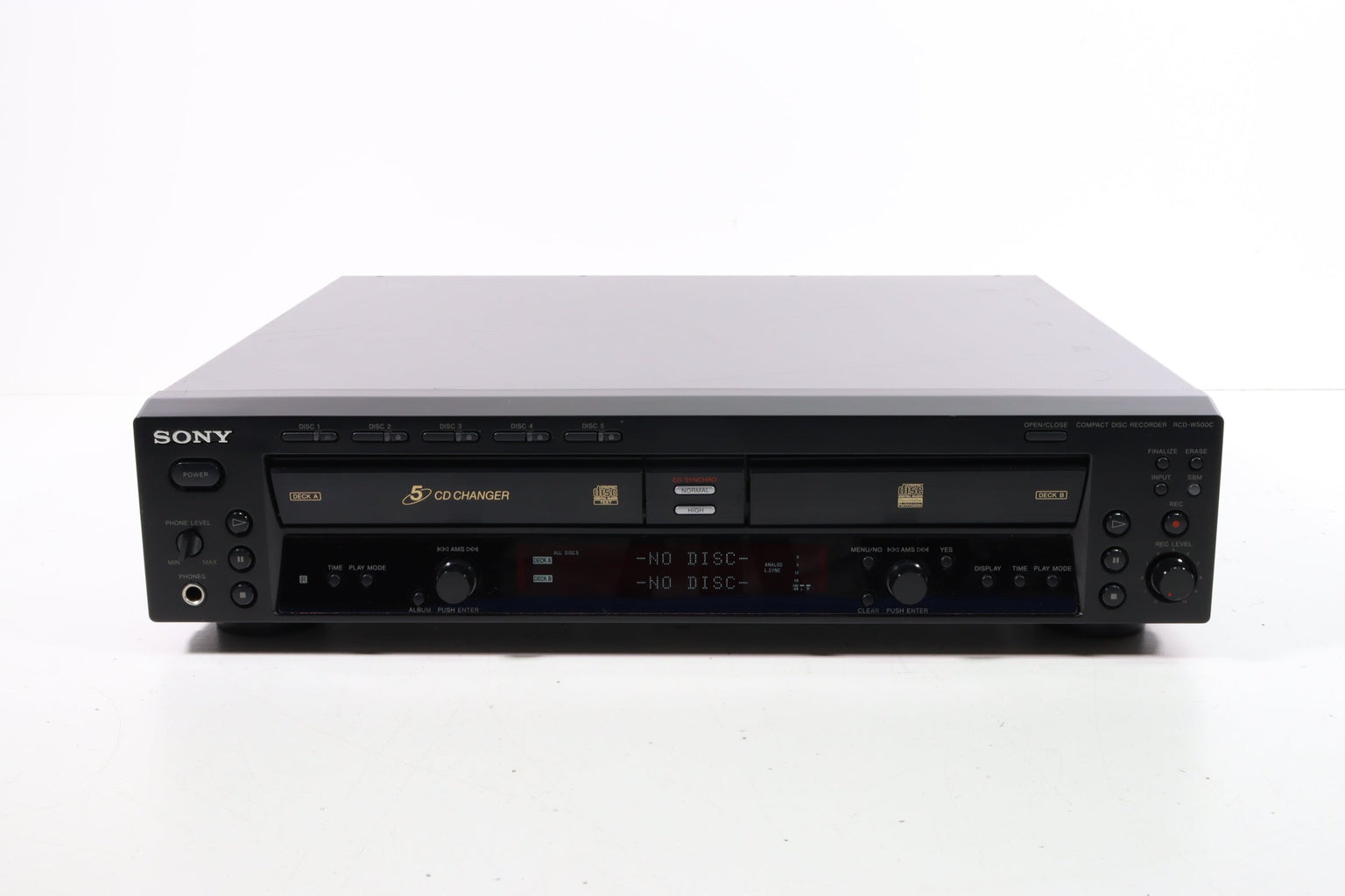 Sony CDP-C90ES 10-Disc Magazine Type Automatic CD Changer Player — SpenCertified