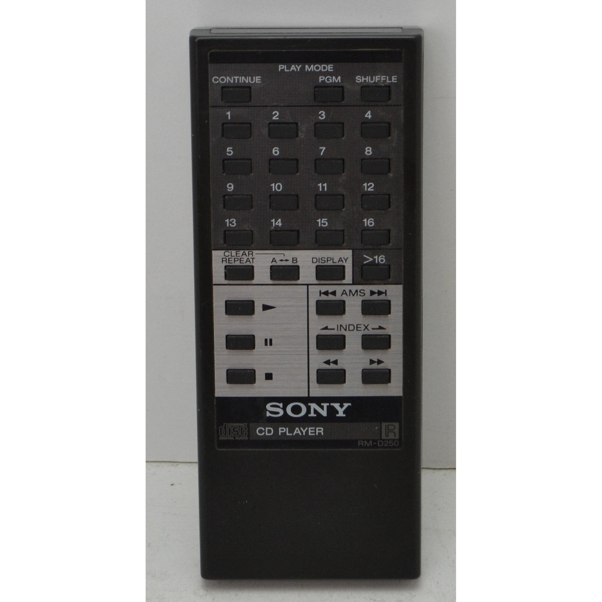 Sony RM-D250 Remote Control for CD Player CDP-550 and More — SpenCertified