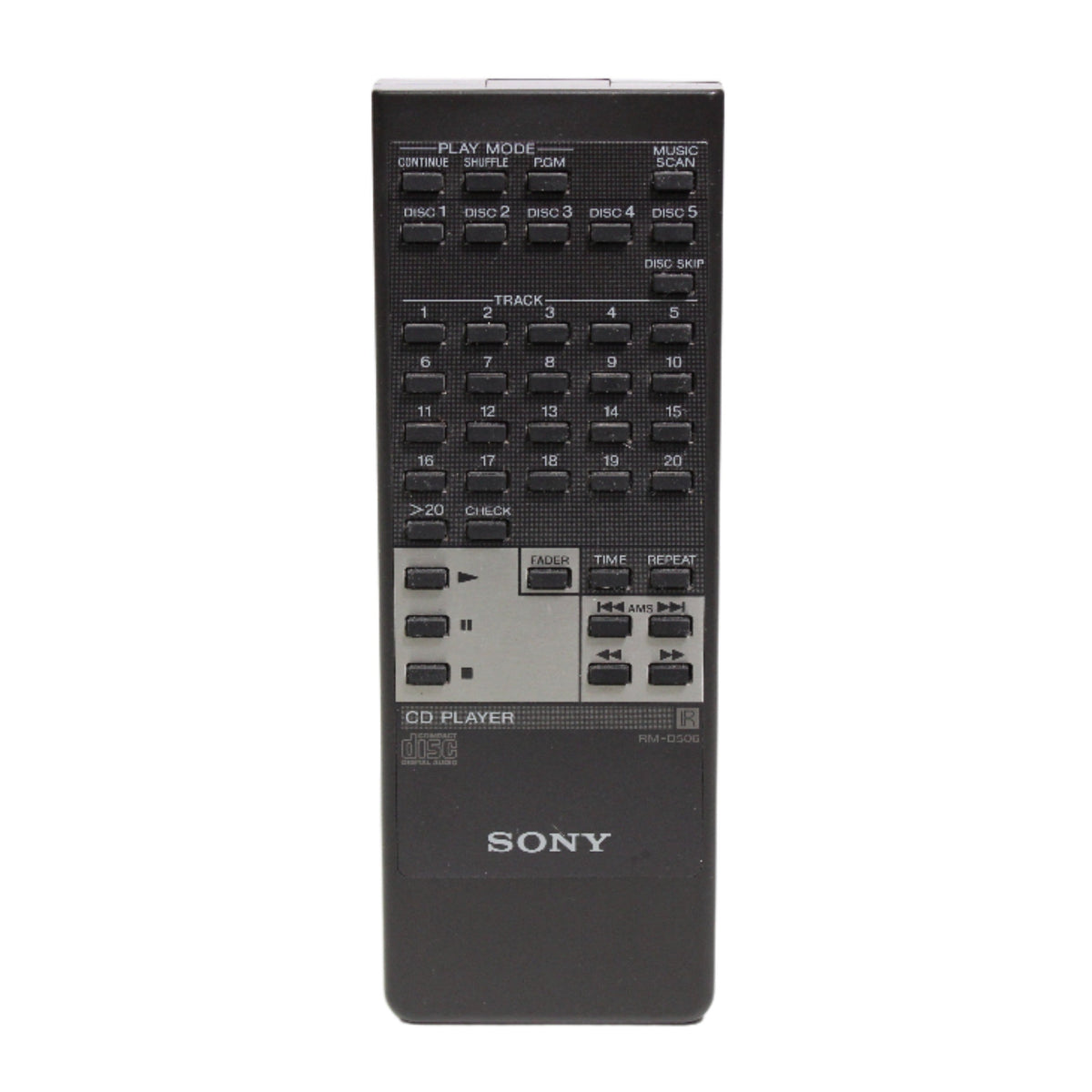 Sony RM-D506 Remote Control for 5-Disc CD Player CD-PC50 and More ...