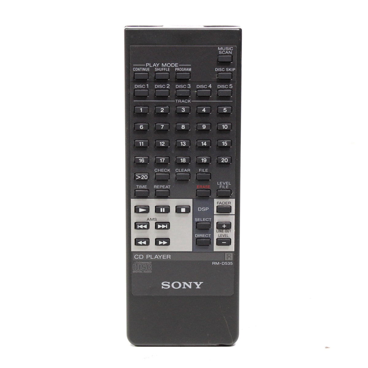 Sony RM-D535 Remote Control for CD Player CDP-C435 and More — SpenCertified