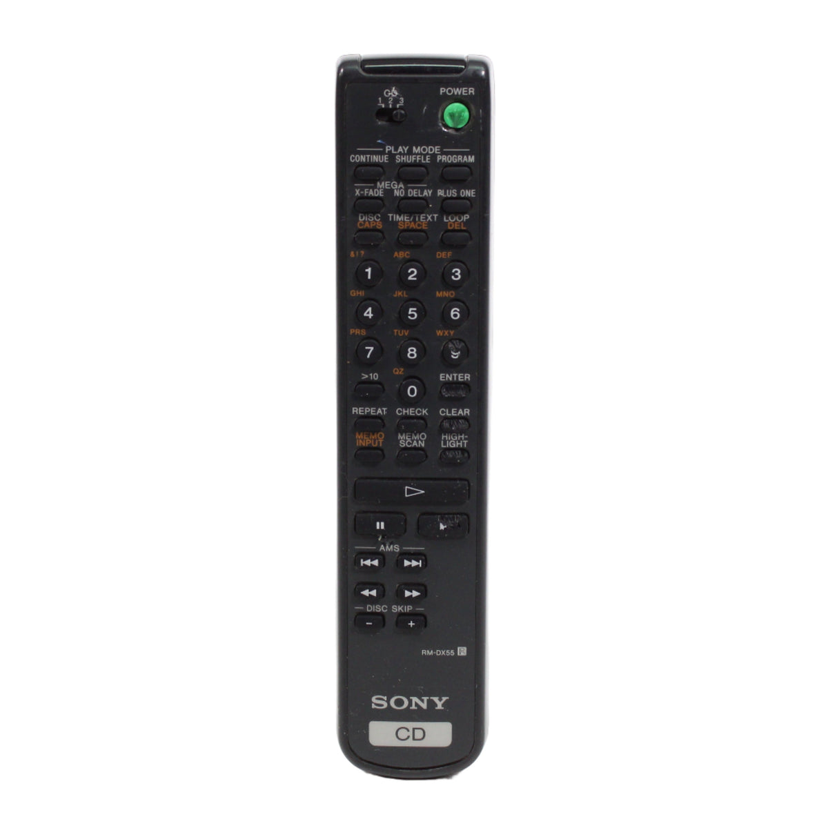 Sony RM-DX55 Remote Control for Mega 50-Disc CD Player CDP-CX53 and Mo ...