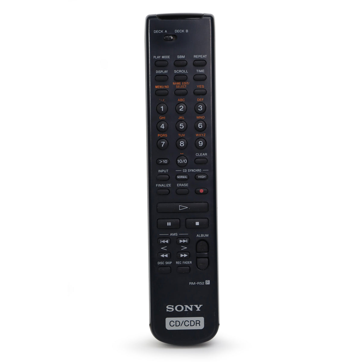 Sony RM-R52 Remote Control for CD Player Models RCD-W500C&RCD-W2000ES ...