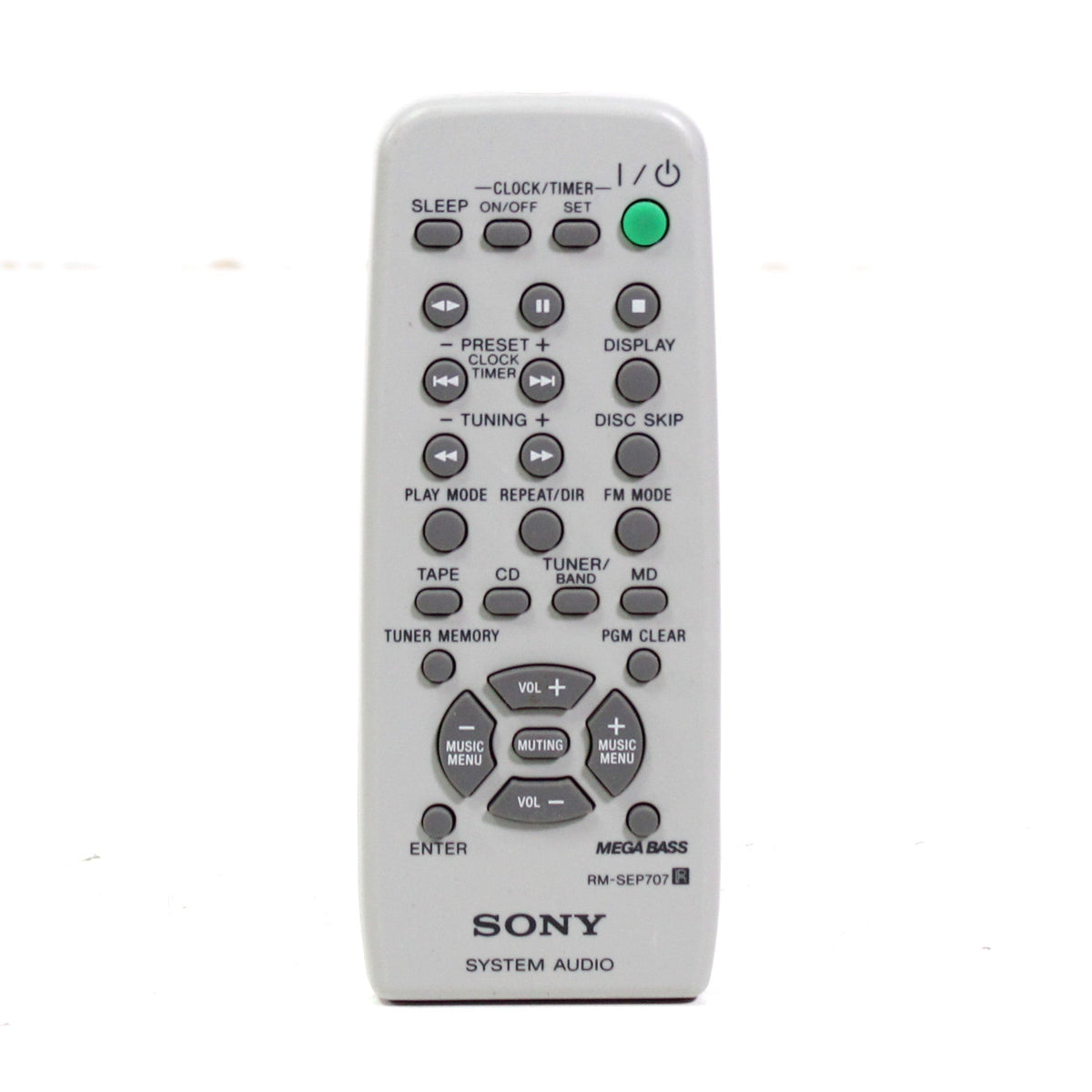 Sony RM-SEP707 Remote Control for 3-CD Changer Radio Shelf System CMT ...