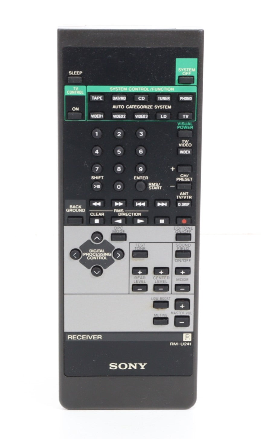 Sony RM-U241 Remote Control for Receiver STR-D715 and More — SpenCertified