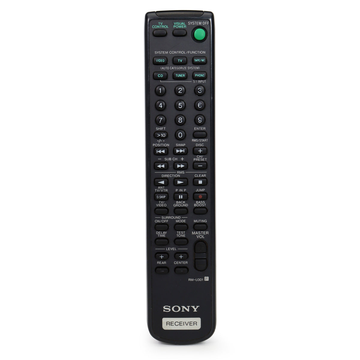 Sony RM-U301 Remote Control for Stereo Receiver STR-DE515 and More ...