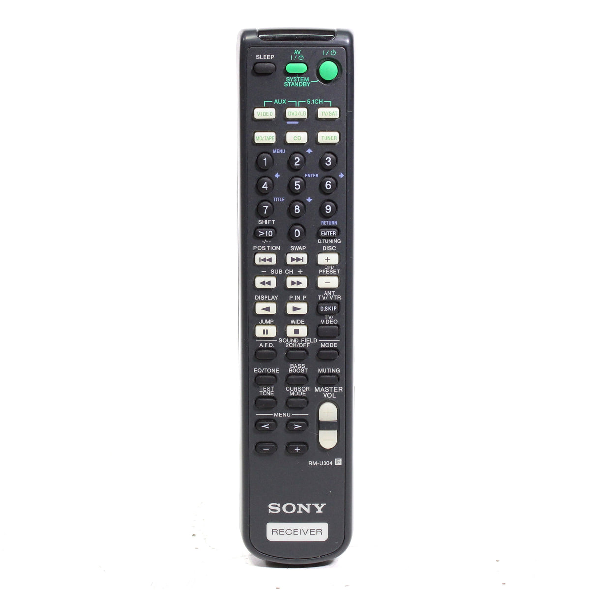 Sony RM-U304 Remote Control for AV Receiver STR-DE445 and More ...