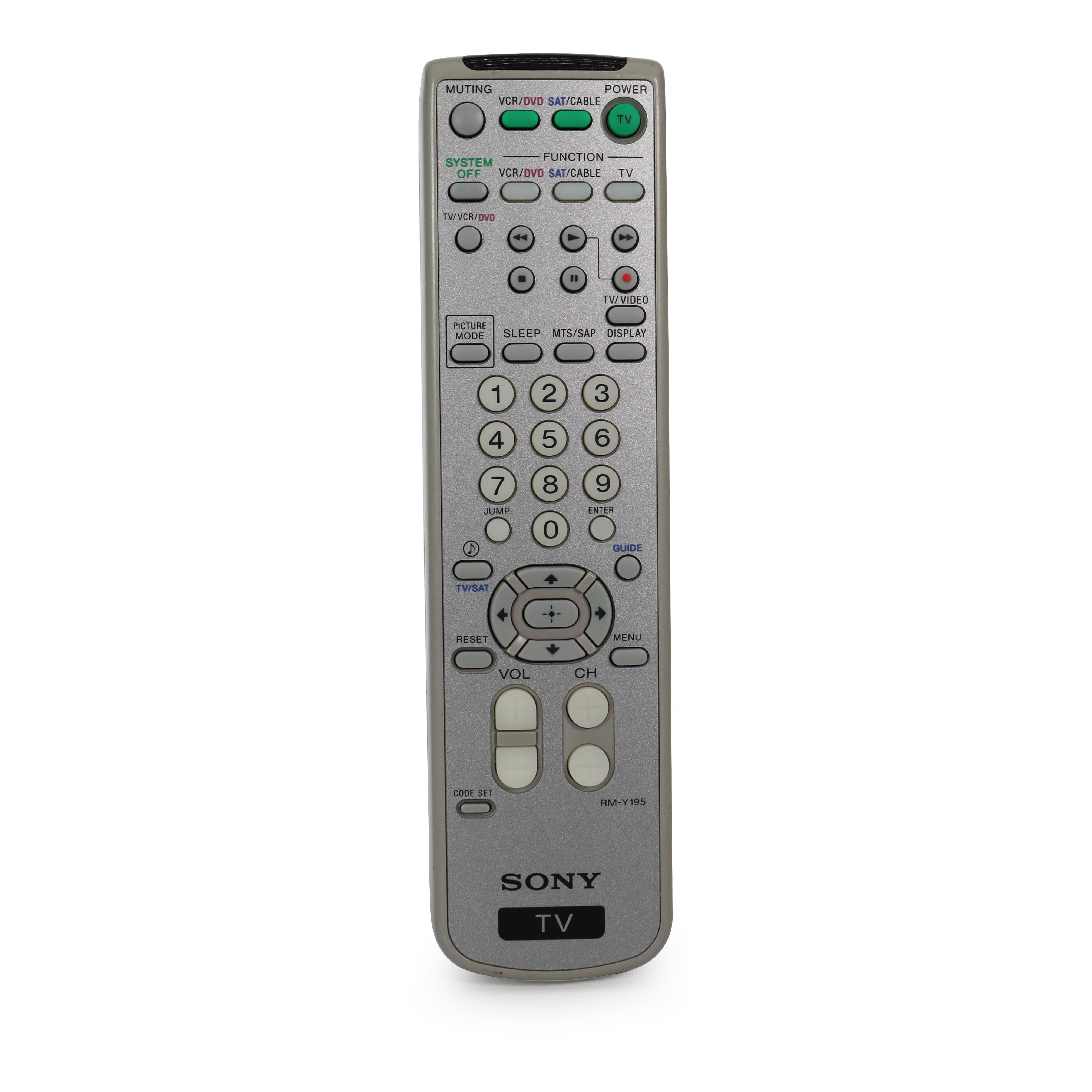 Sony RM-Y195 Remote Control for TV KV-27FS120 and KV-29FS120