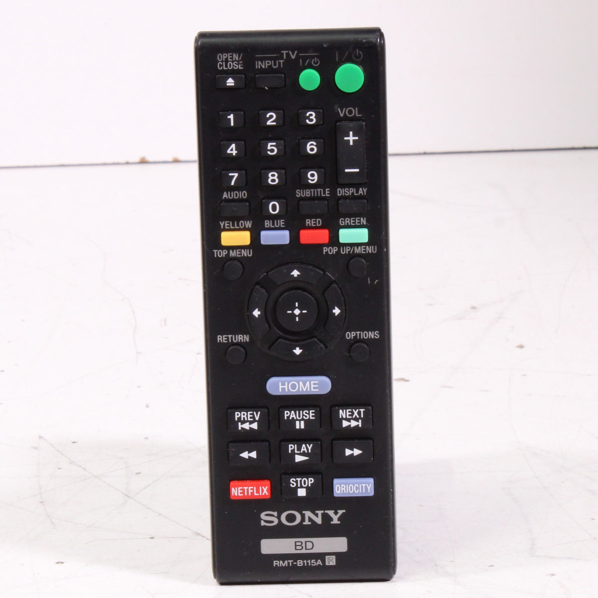 Sony RMT-B115A Remote Control for Blu Ray Disc Player BDP-S580 ...