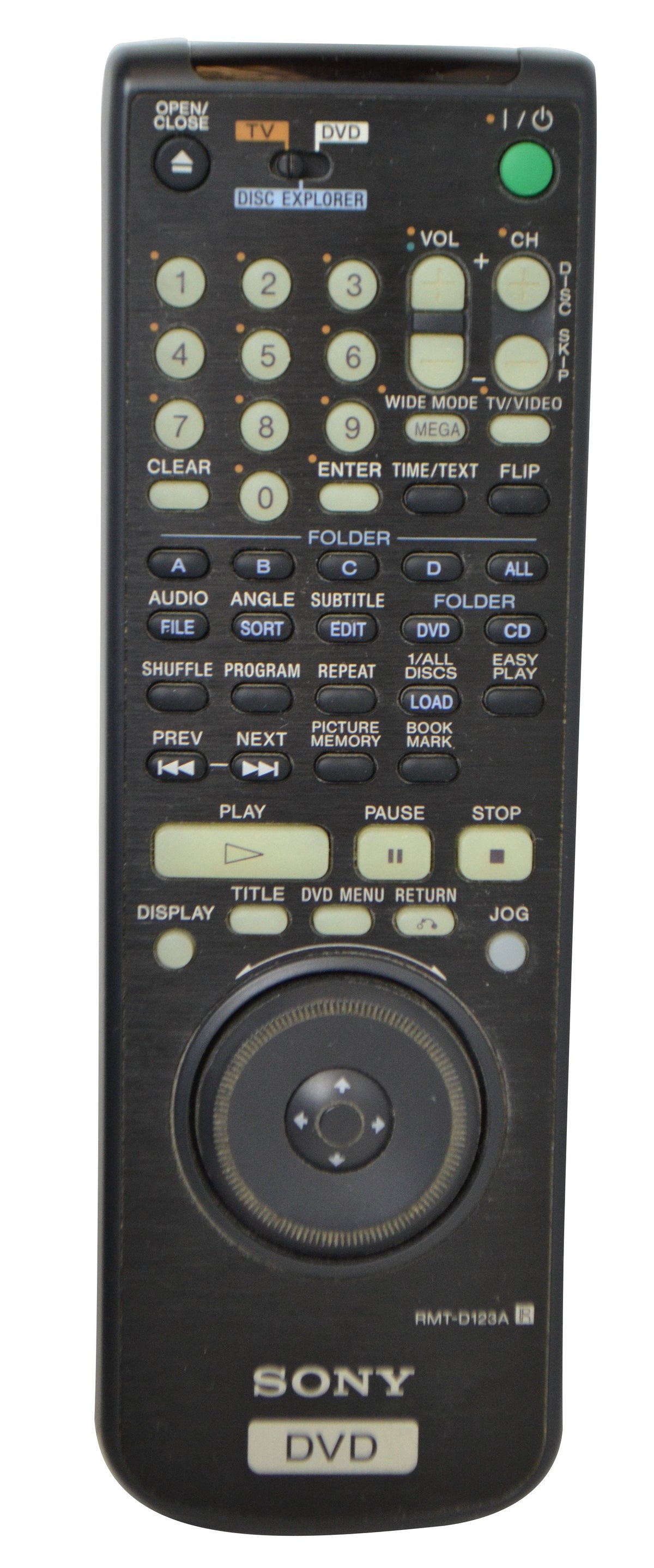 Sony RMT-D123A Remote Control for Mega DVD Changer DVP-CX860 ...