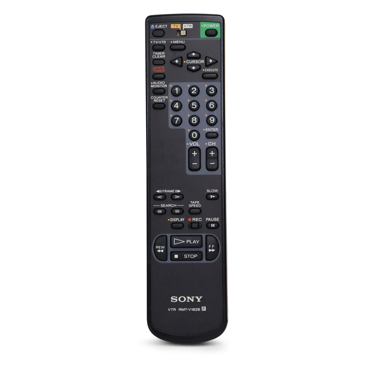 Sony RMT-V182B Remote Control for VCR/VHS Player Model SLV-660 & More ...