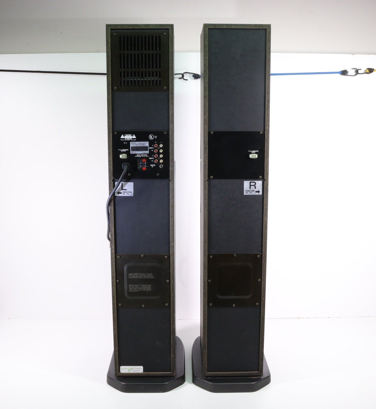 Sony SA-VA1 Active Speaker System Pair (NO REMOTE)