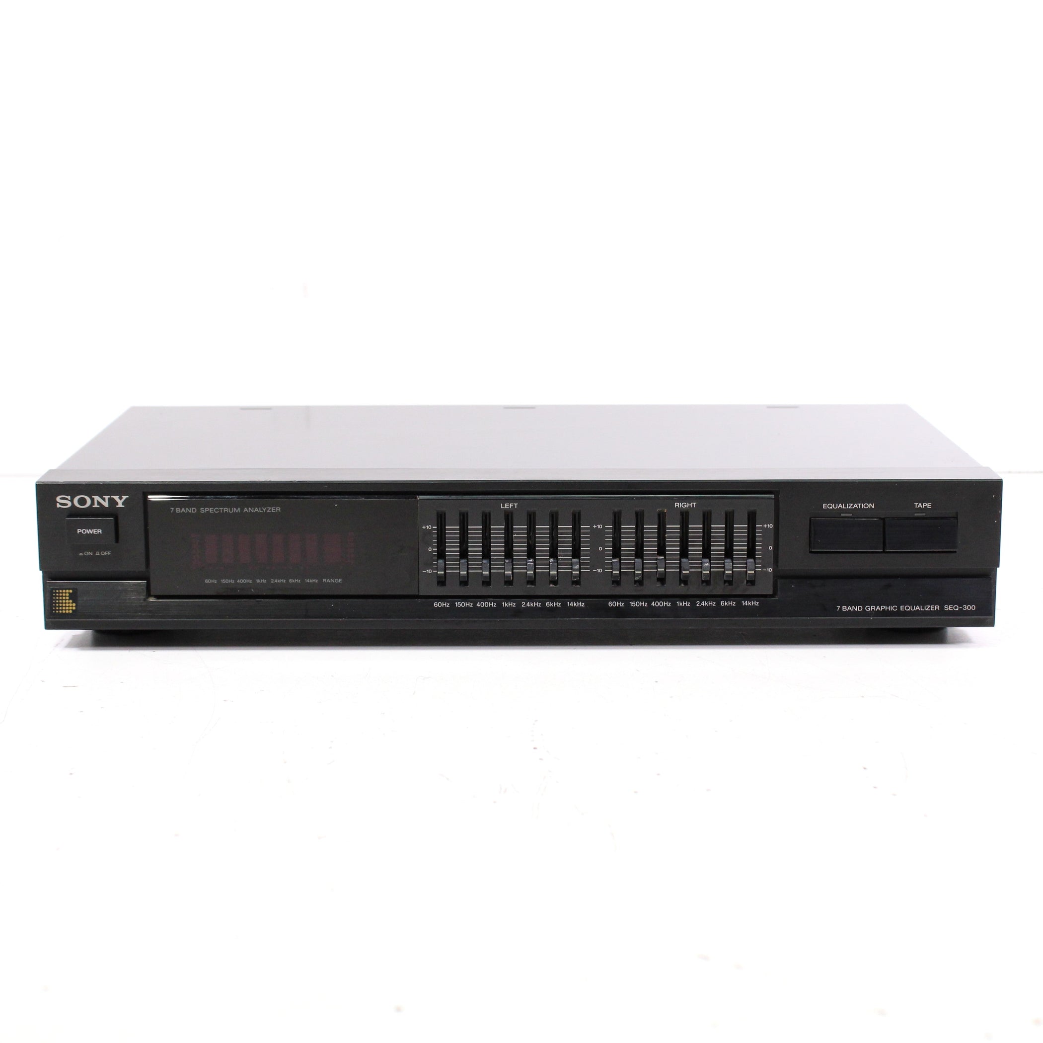 Sony SEQ-300 7-Band Stereo Graphic Equalizer (1988) — SpenCertified