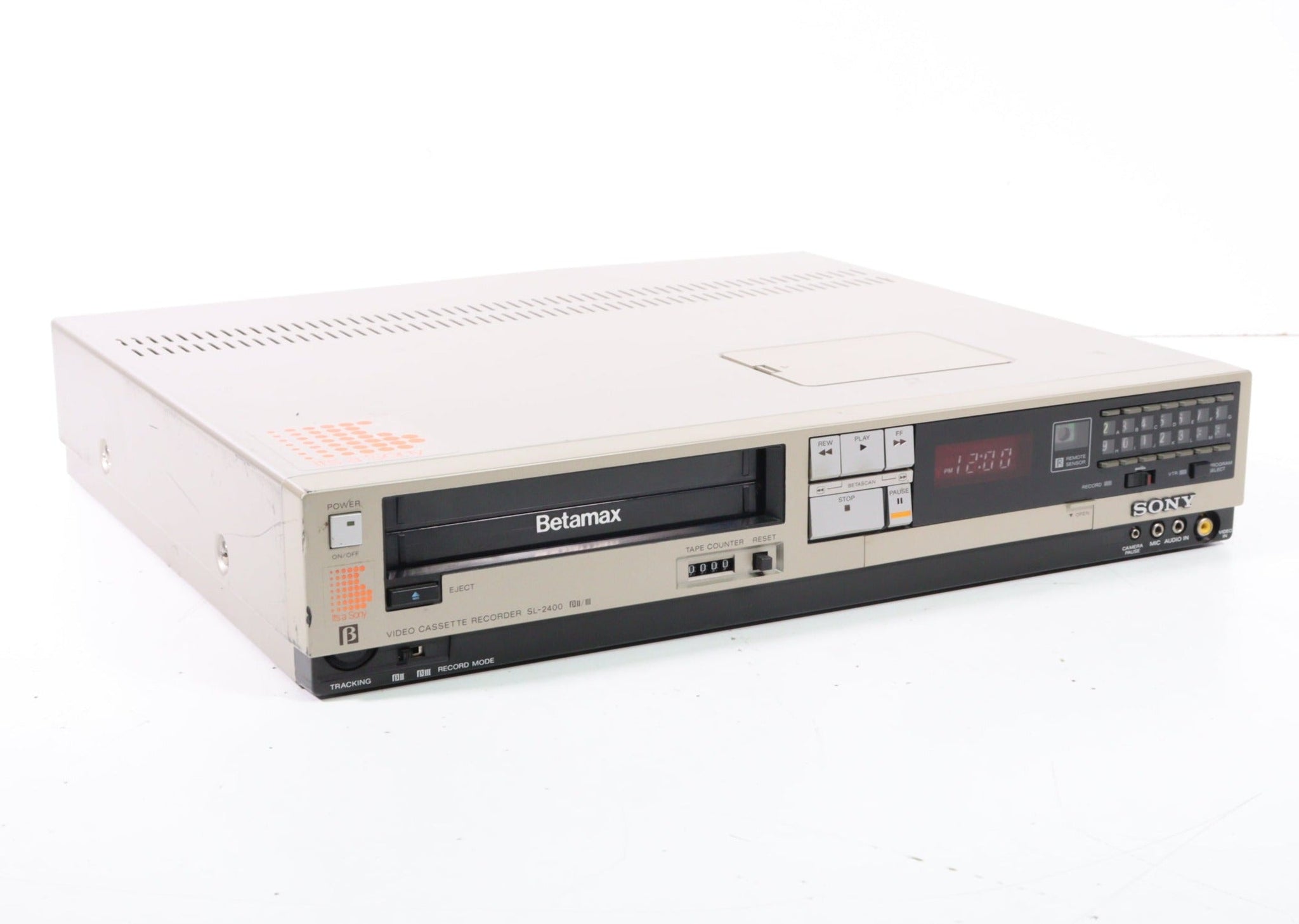 Sony SL-2400 Betamax VTR Video Tape Recorder and Player System
