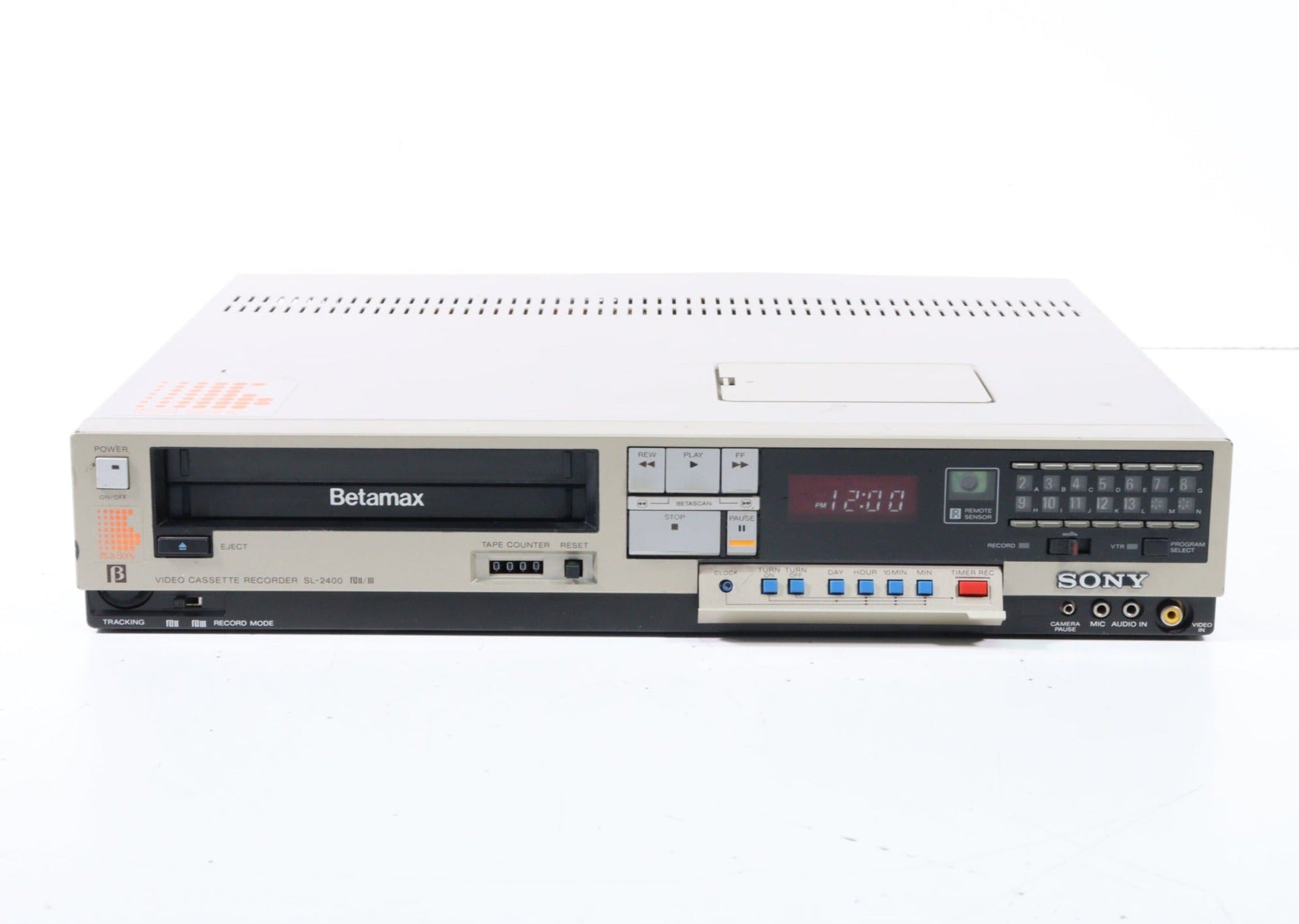 Sony SL-2400 Betamax VTR Video Tape Recorder and Player System ...