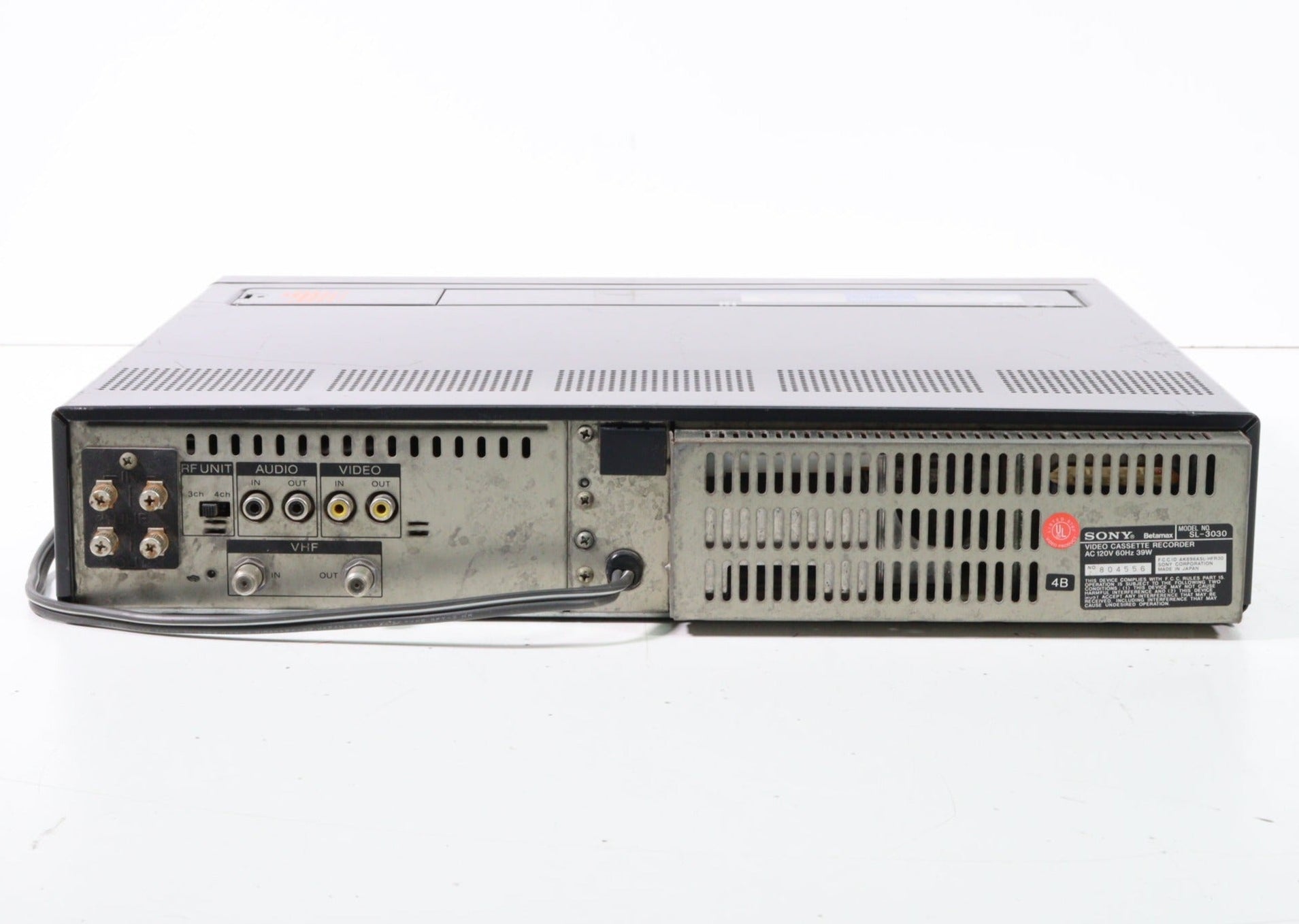 Sony SL-3030 Betamax VTR Video Tape Recorder and Player System ...