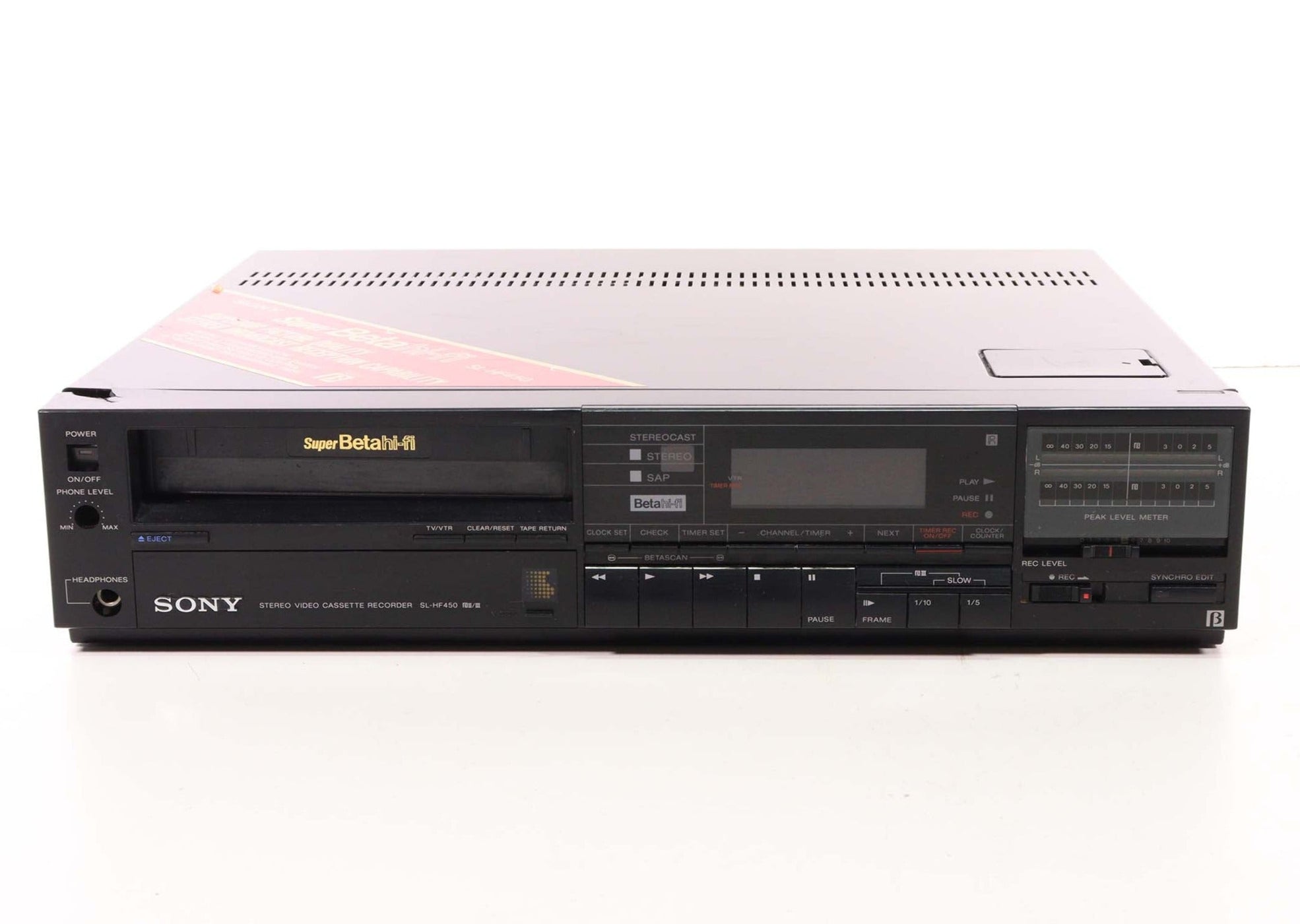 Sony SL-HF450 Betamax VTR Video Tape Recorder and Player System ...