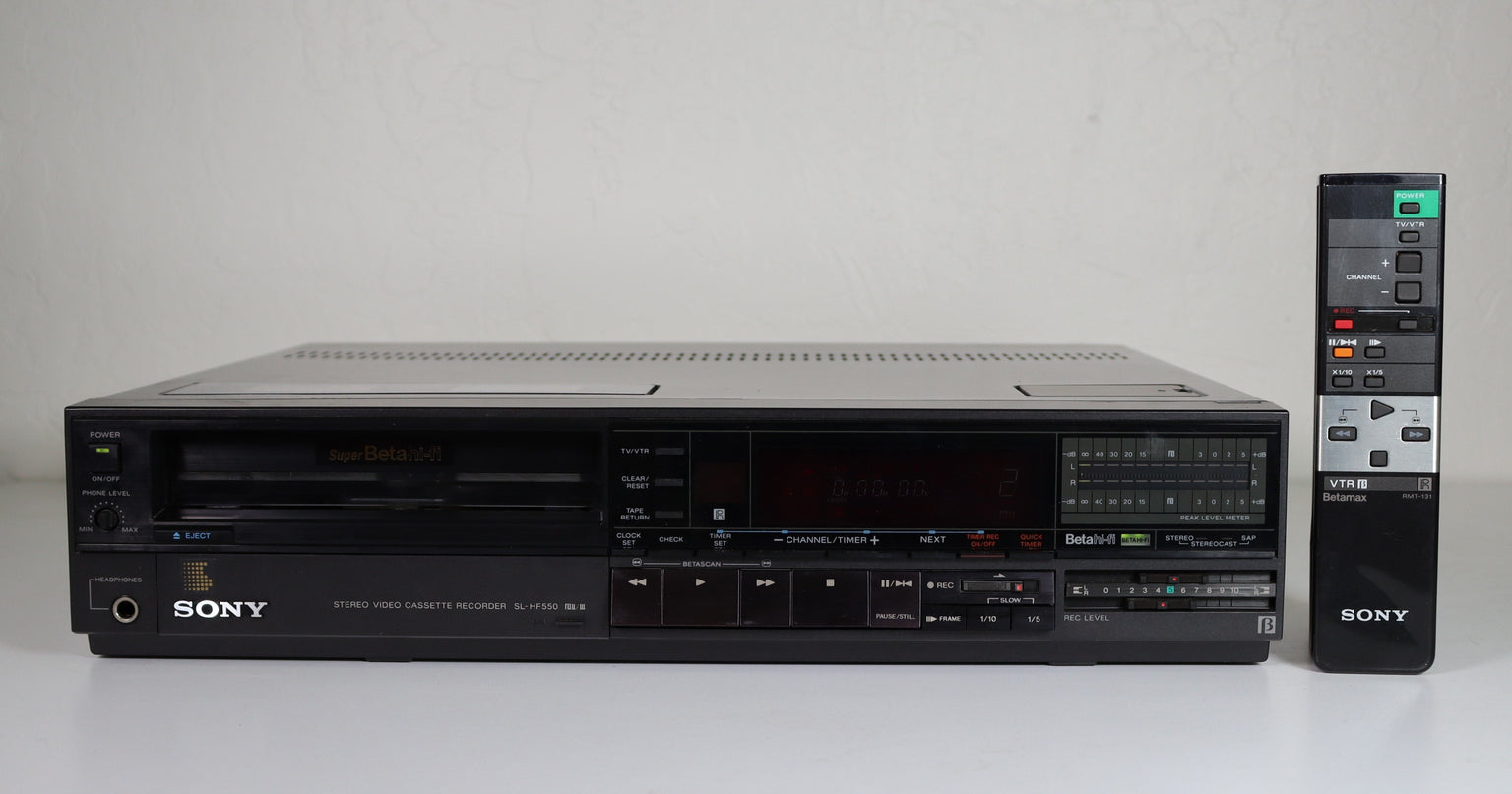 Vintage Betamax Machines for Sale — SpenCertified