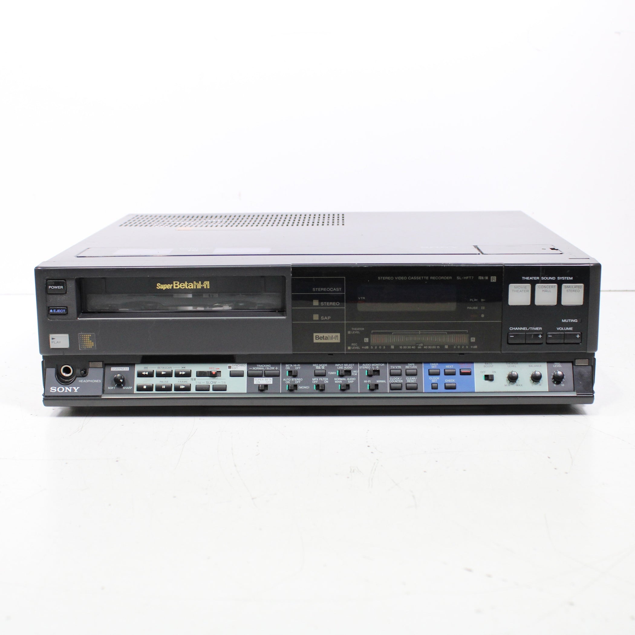 Sony SL-HFT7 Betamax Video Tape Recorder Player SuperBeta (1986 ...