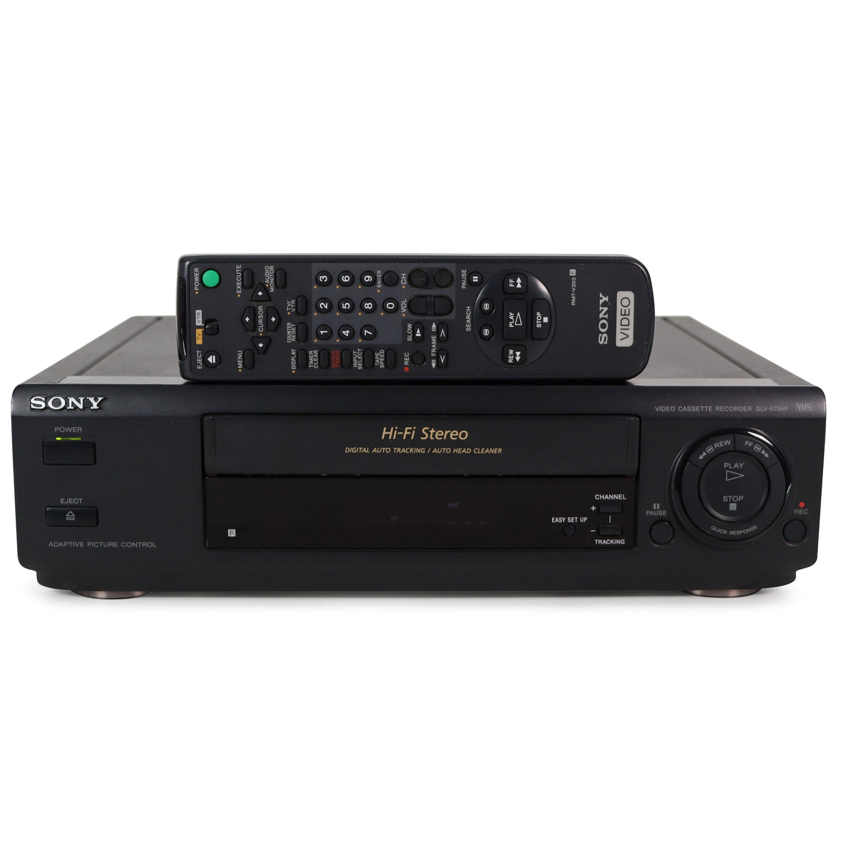 Sony SLV-675HF High-Quality Compact VCR Video Cassette Recorder ...