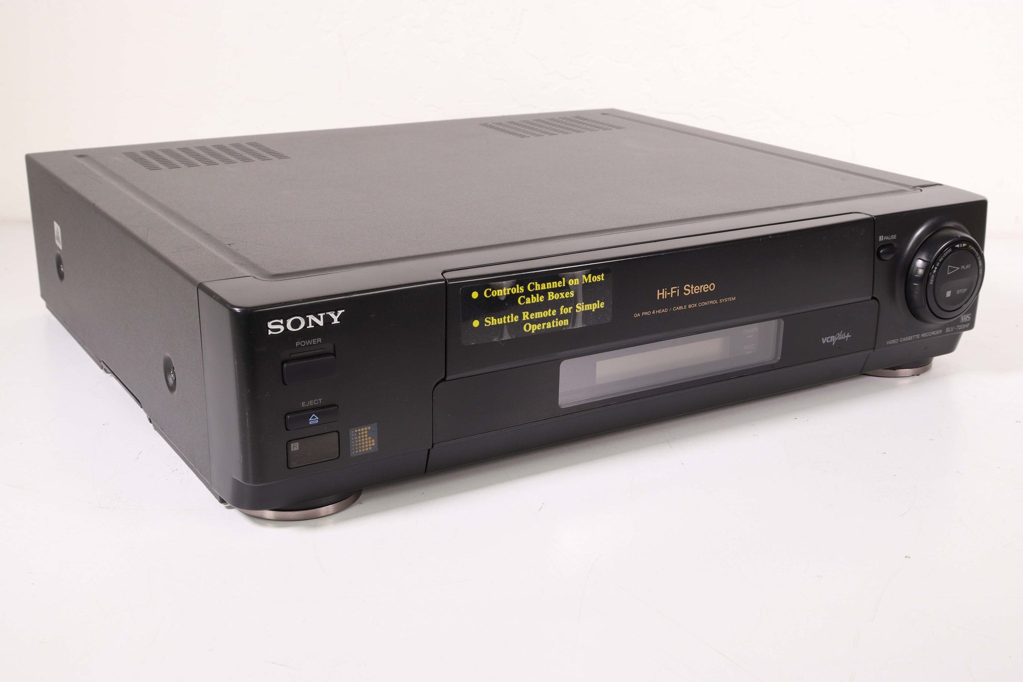 Sony SLV-720HF 4-Head Hi-Fi Stereo DA Pro VCR VHS Player Recorder ...