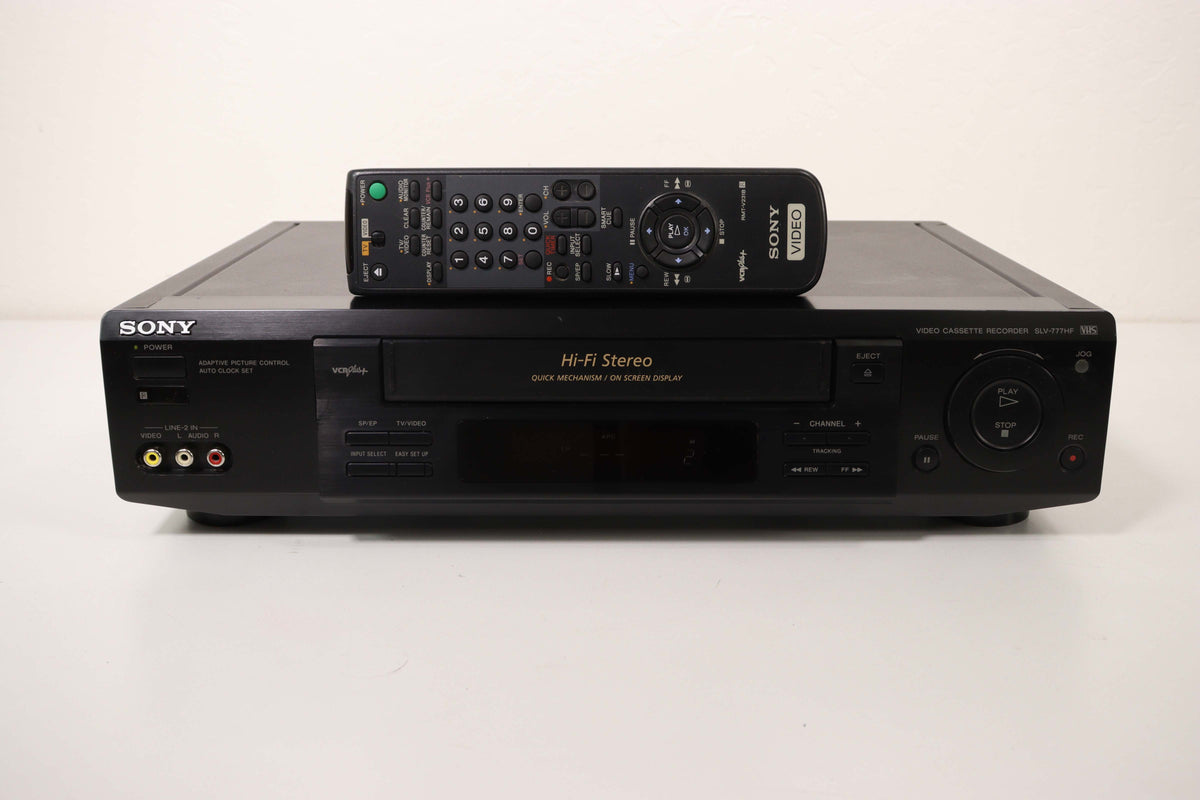 Sony SLV-777HF VHS VCR Video Cassette Recorder — SpenCertified