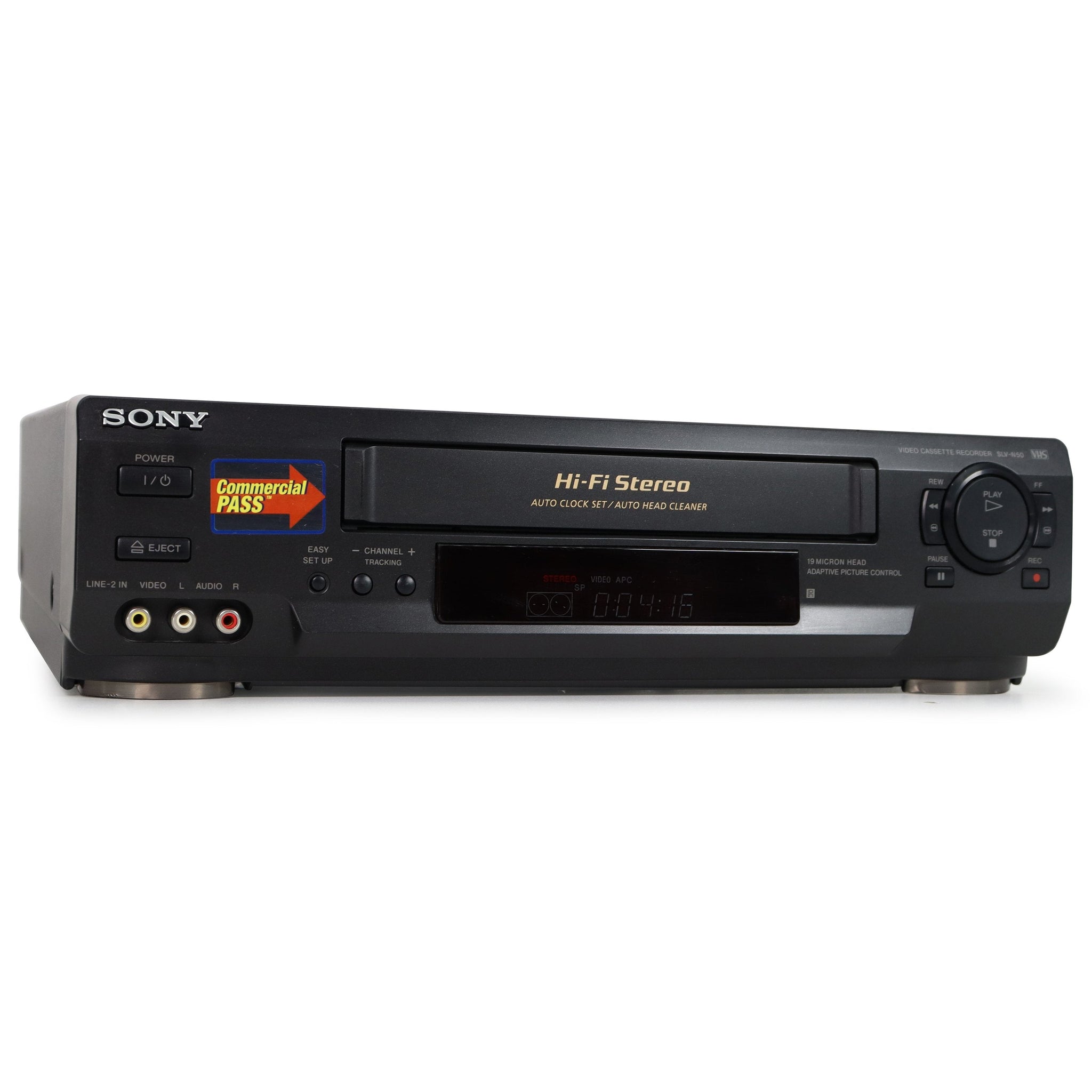 Sony SLV-N50 VCR VHS Video Player Recorder w/ Hi-Fi Stereo and Built-i ...