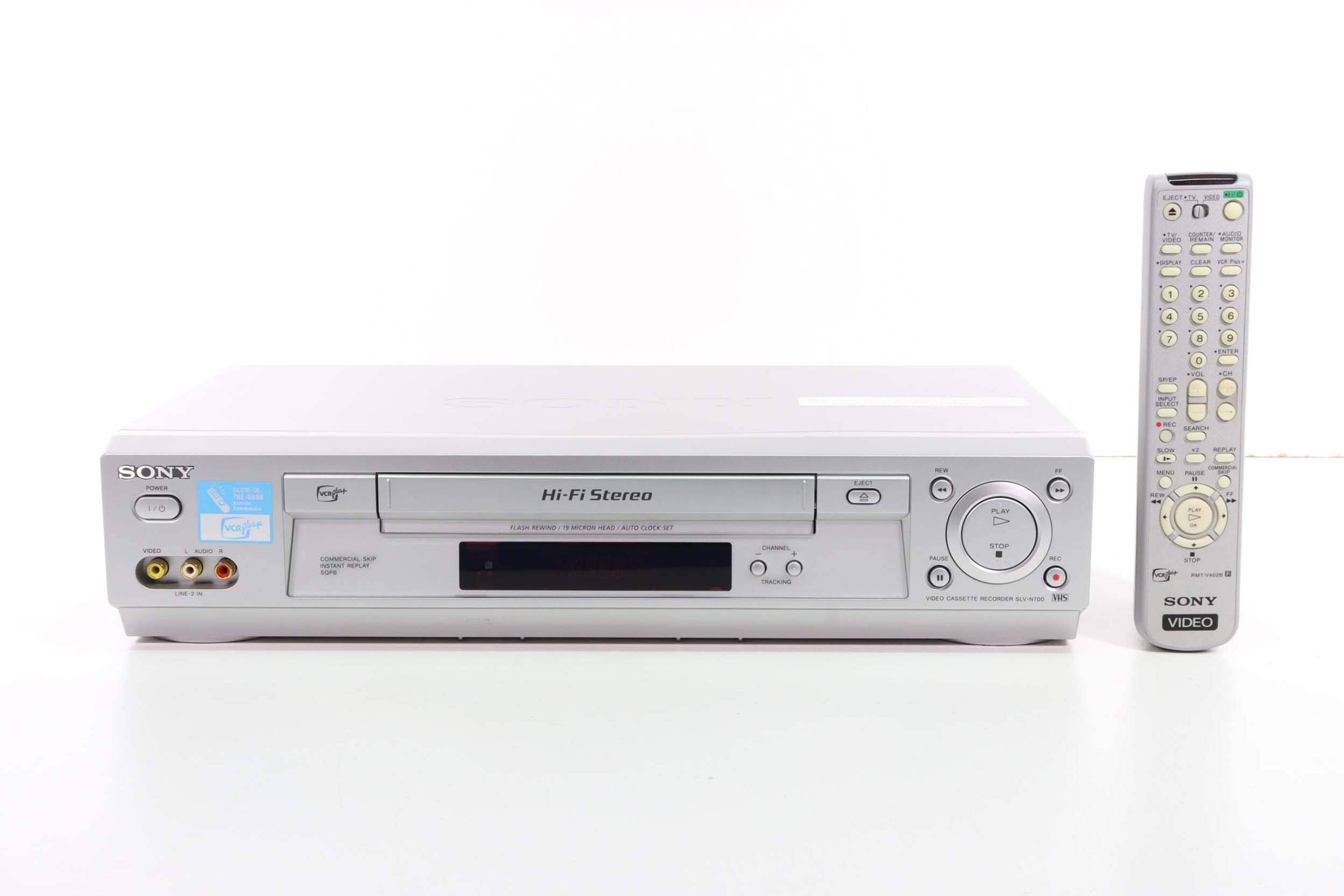 Sony SLV-N700 4-Head Hi-Fi Stereo VCR Video Cassette Recorder VHS Play ...