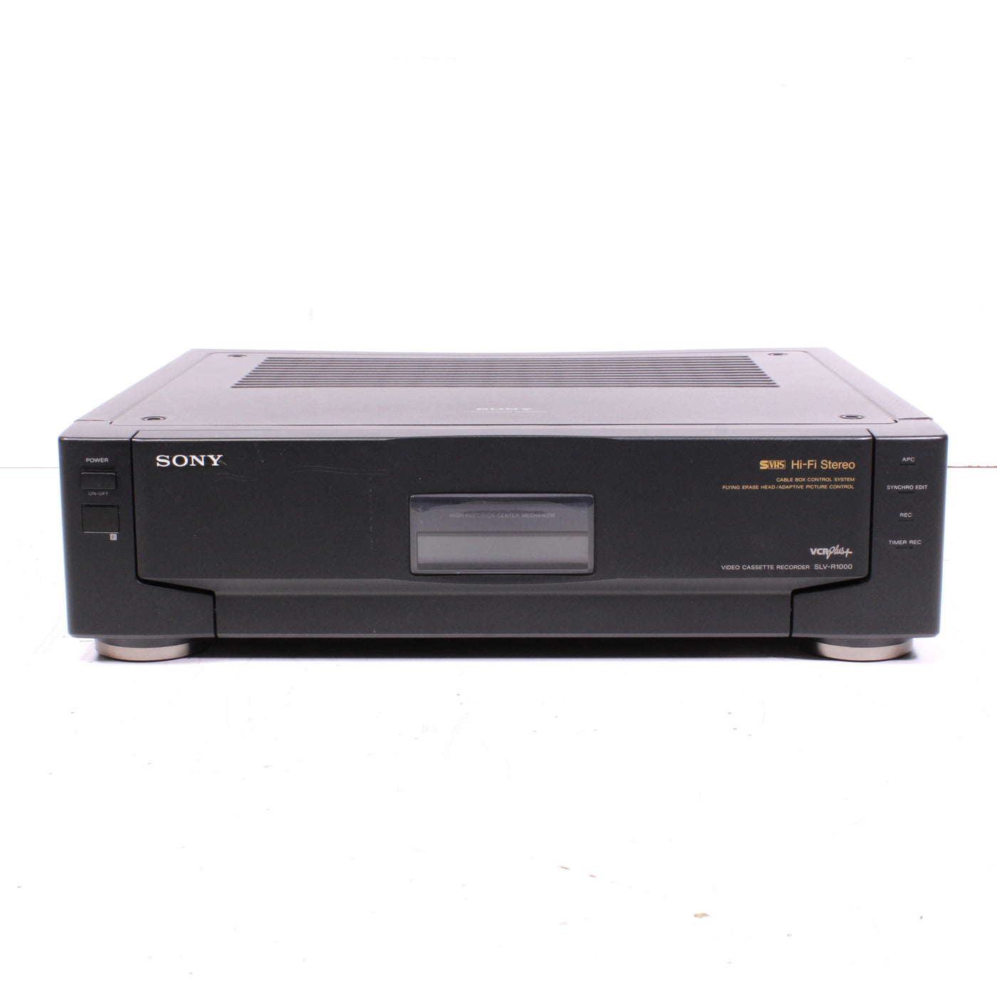 Sony SLV-R1000 S-VHS VCR | Editing Deck, Refurbished — SpenCertified