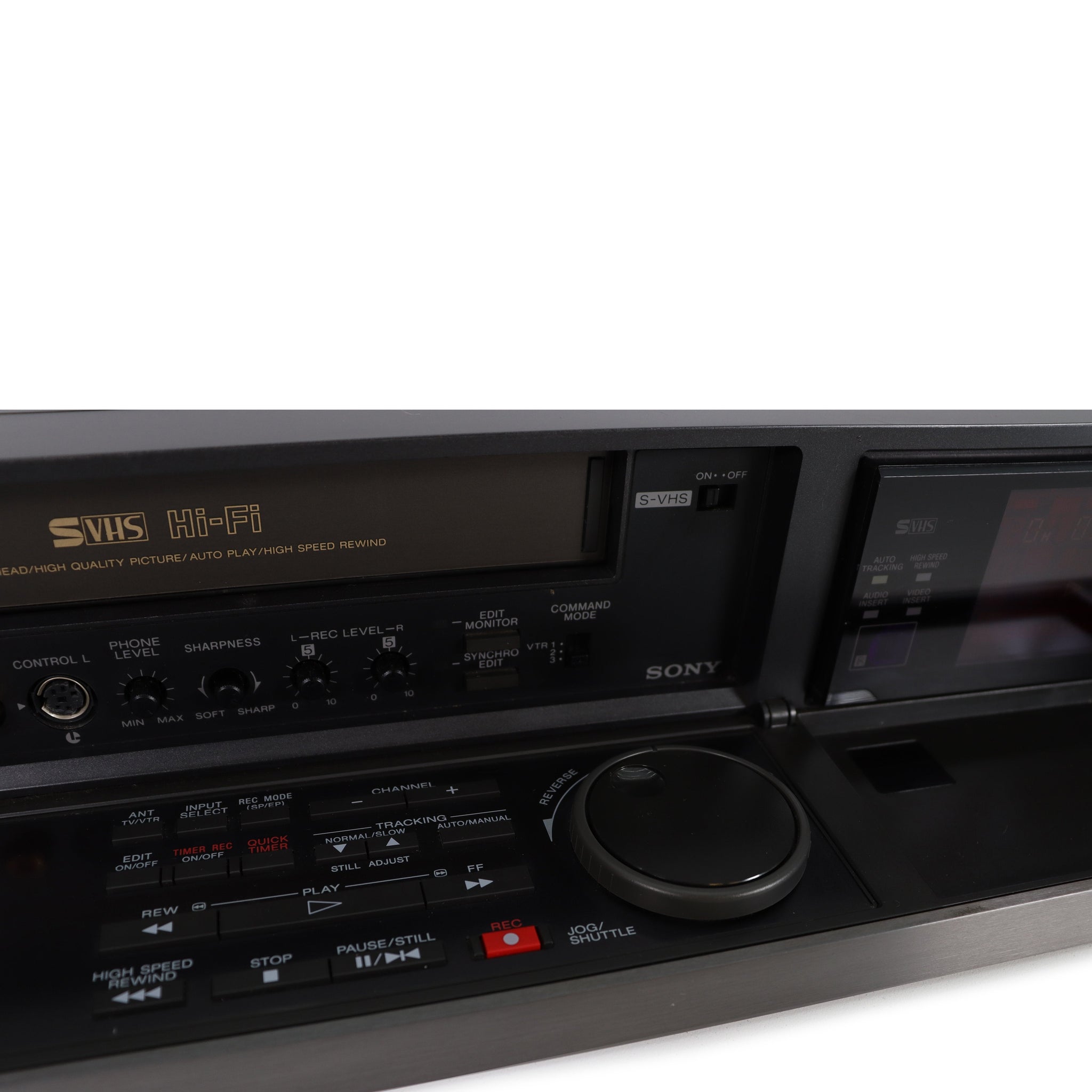 Sony SLV-R5UC SVHS VCR Video Cassette Recorder Player with S-Video ...