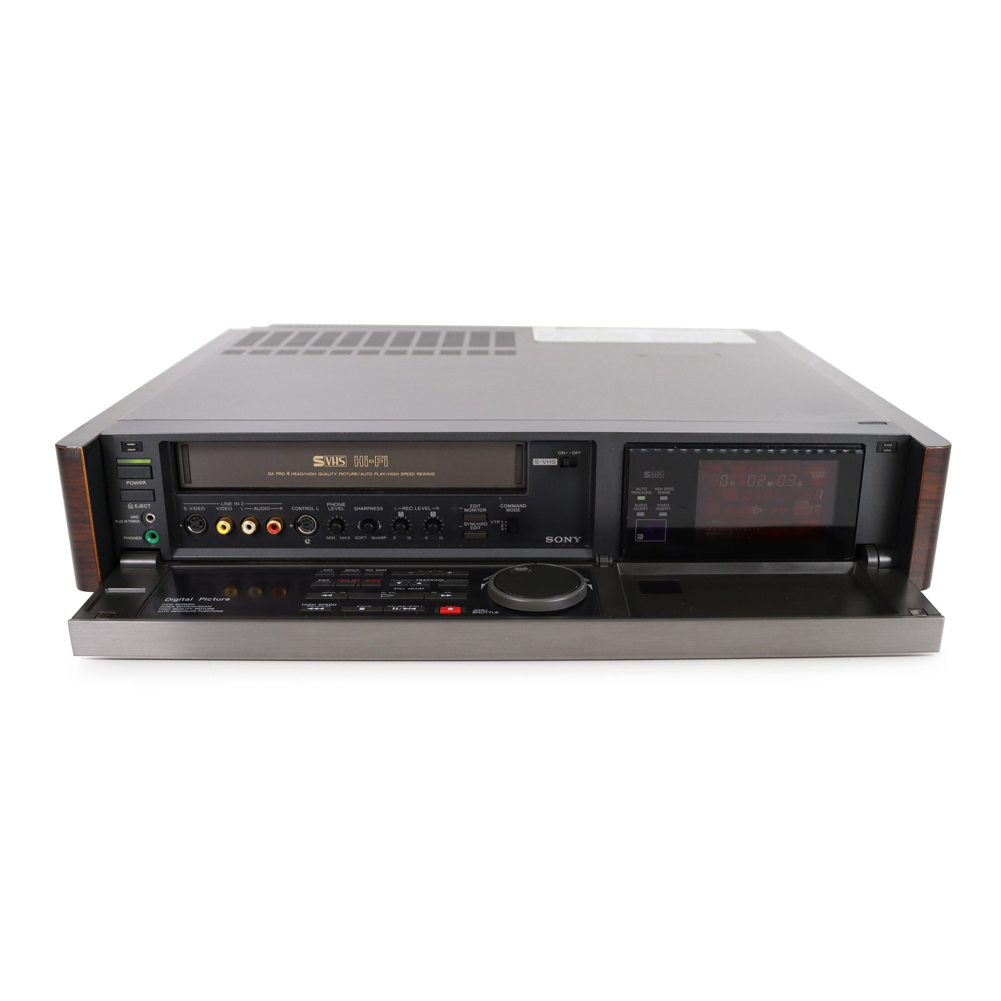Sony SLV-R5UC SVHS VCR Video Cassette Recorder Player with S-Video ...