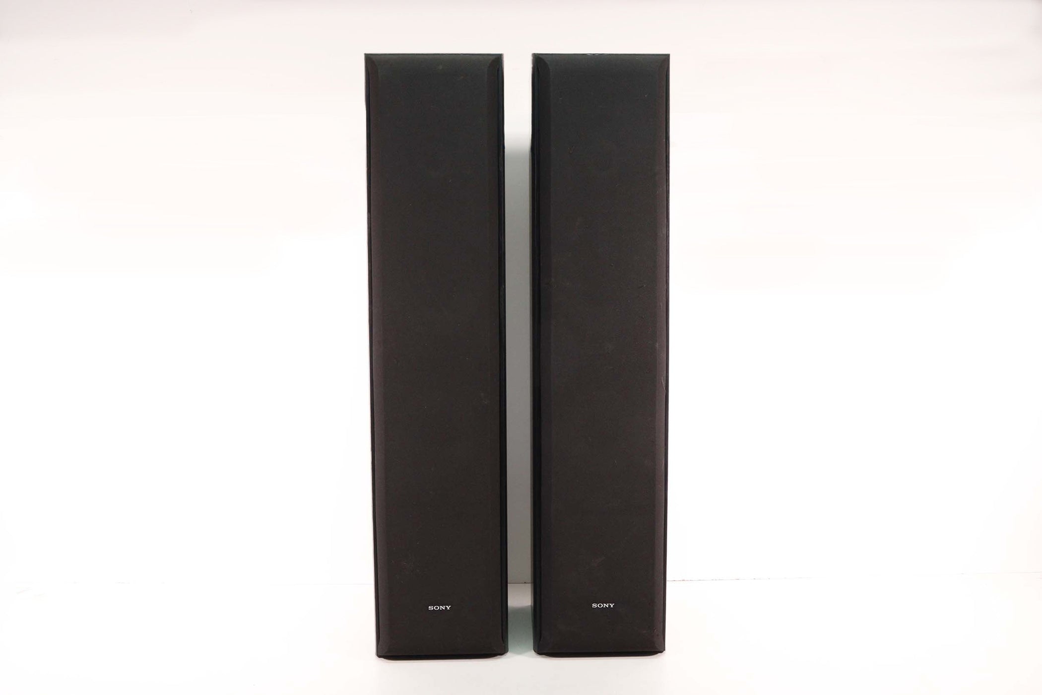 Sony SS-F7000P Stereo Speaker Towers Tall Black — SpenCertified