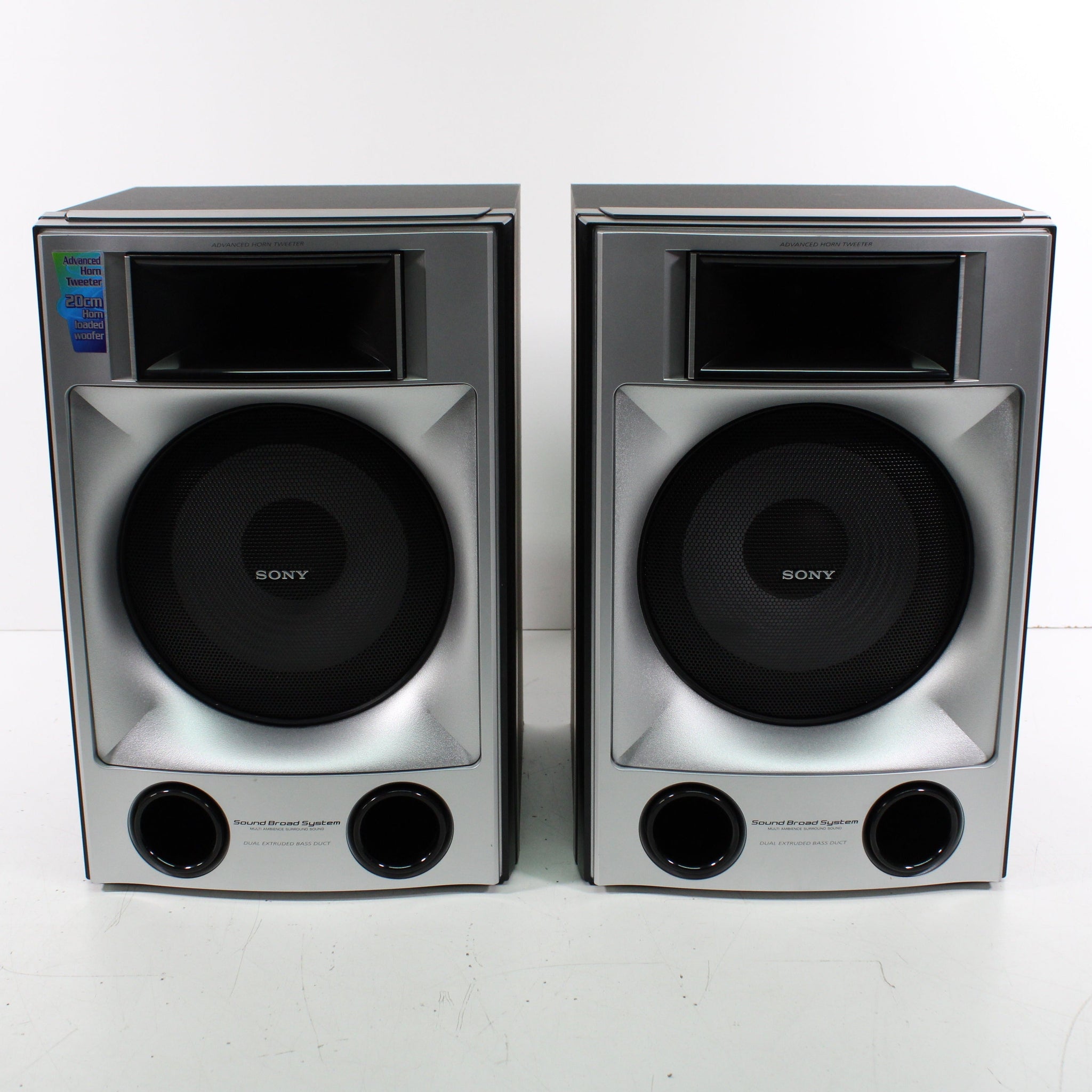 Sony SS-GNX100 Sound Broad System Bookshelf Speaker Pair