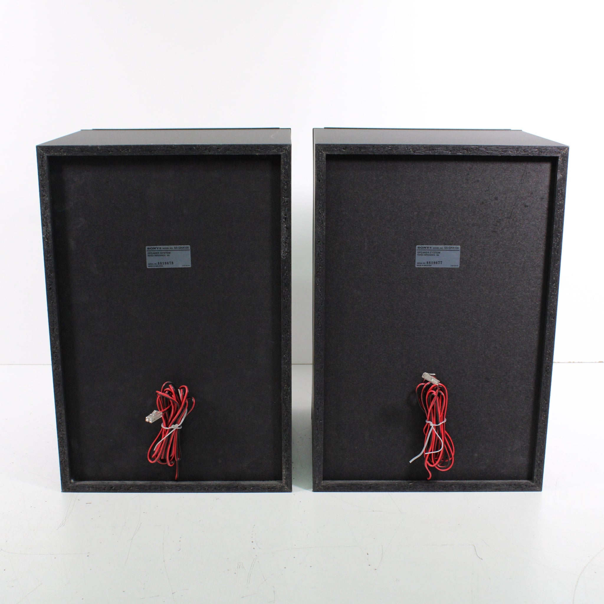 Sony SS-GNX100 Sound Broad System Bookshelf Speaker Pair