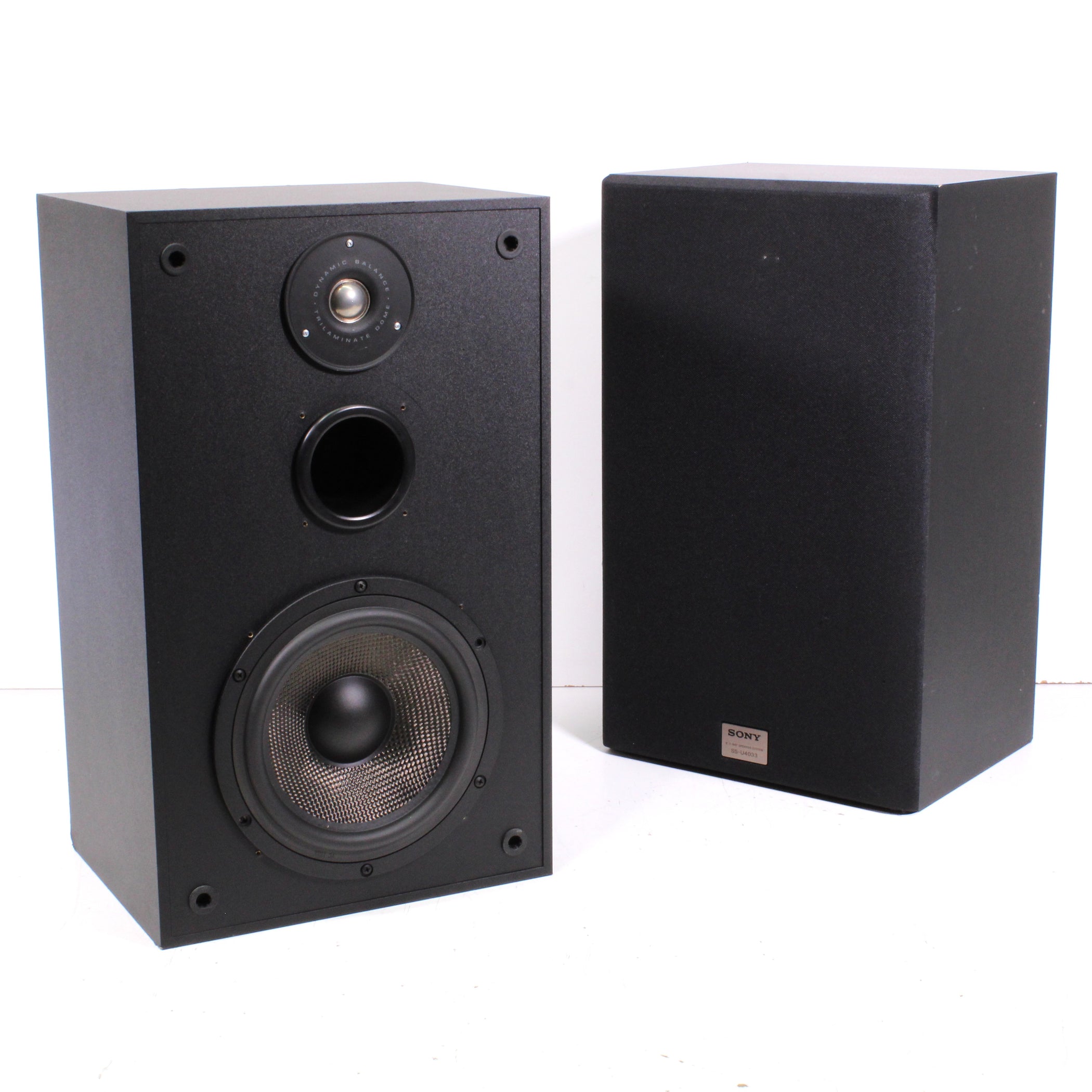 Sony SS-U4033AV 2-Way Bookshelf Speaker Pair Ported (1998) — SpenCertified