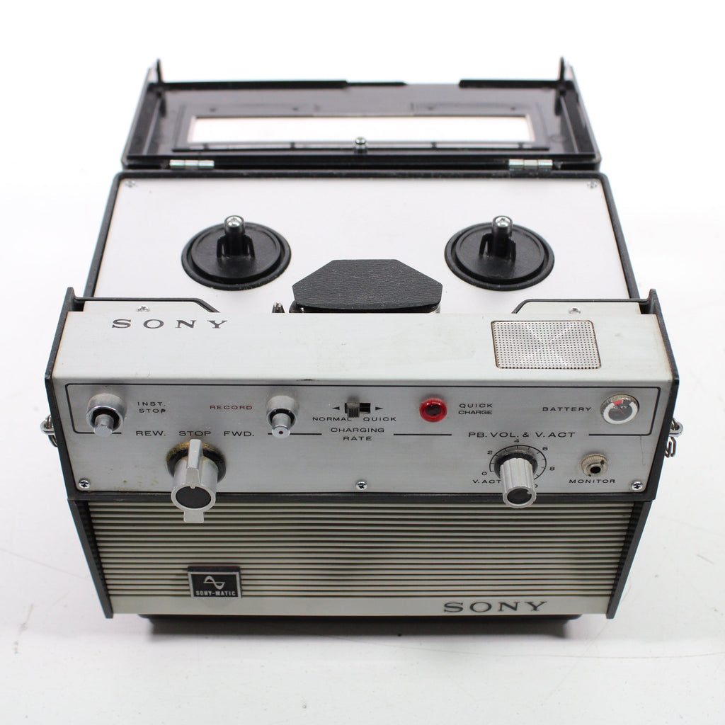 Sony SSA-905A Rare Vintage Portable Reel-to-Reel Tape Recorder Silver