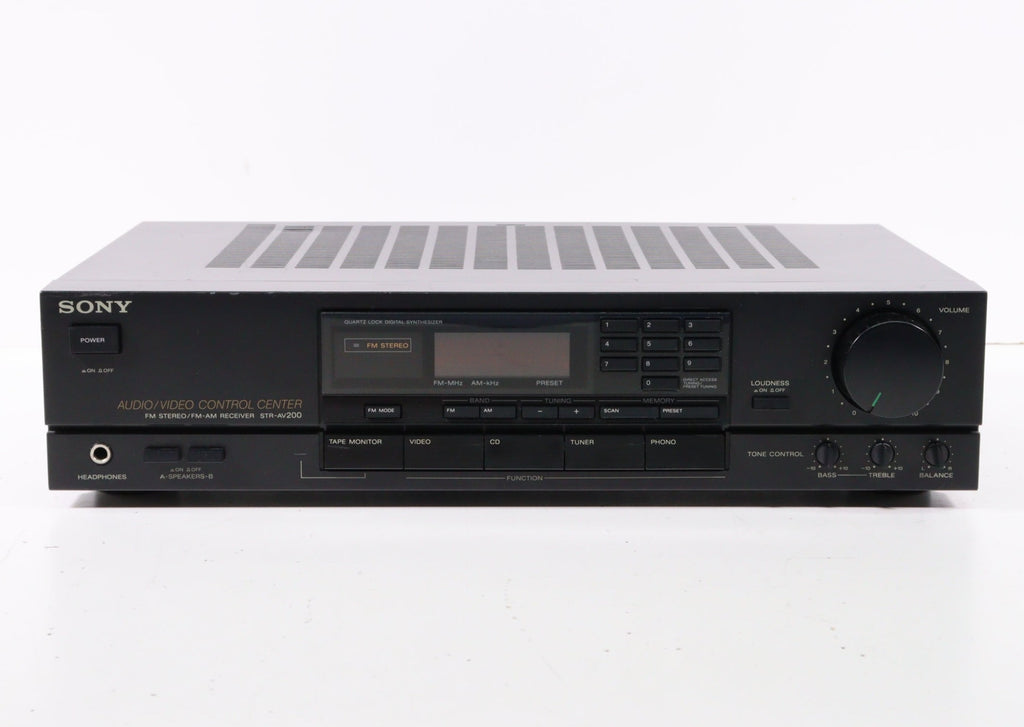 Sony STR-AV200 AV Control Center FM Stereo FM/AM Receiver with Quartz